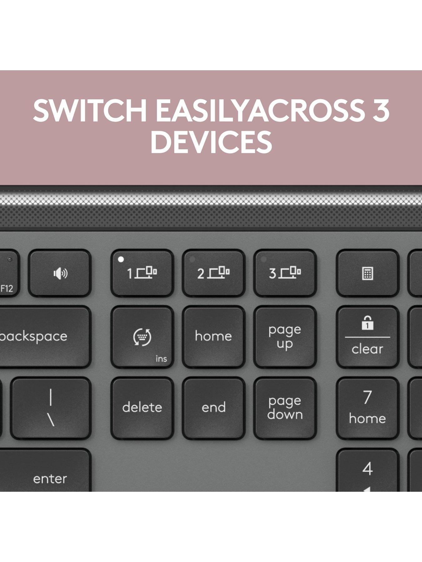 Logitech Mk950 Signature Slim Wireless Keyboard And Mouse Combo, Sleek ...
