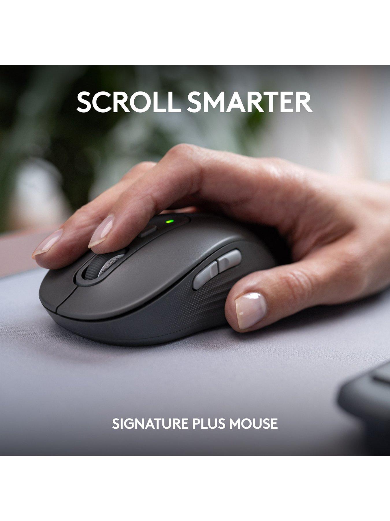 Logitech Mk950 Signature Slim Wireless Keyboard And Mouse Combo, Sleek ...