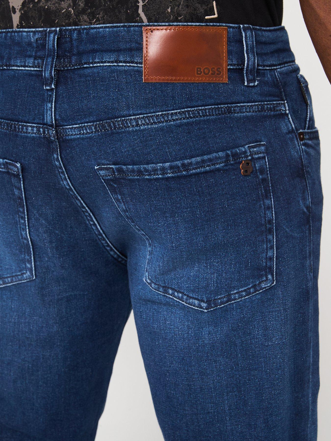 BOSS ReMaine Bo Slim Fit Jeans - Navy | Very