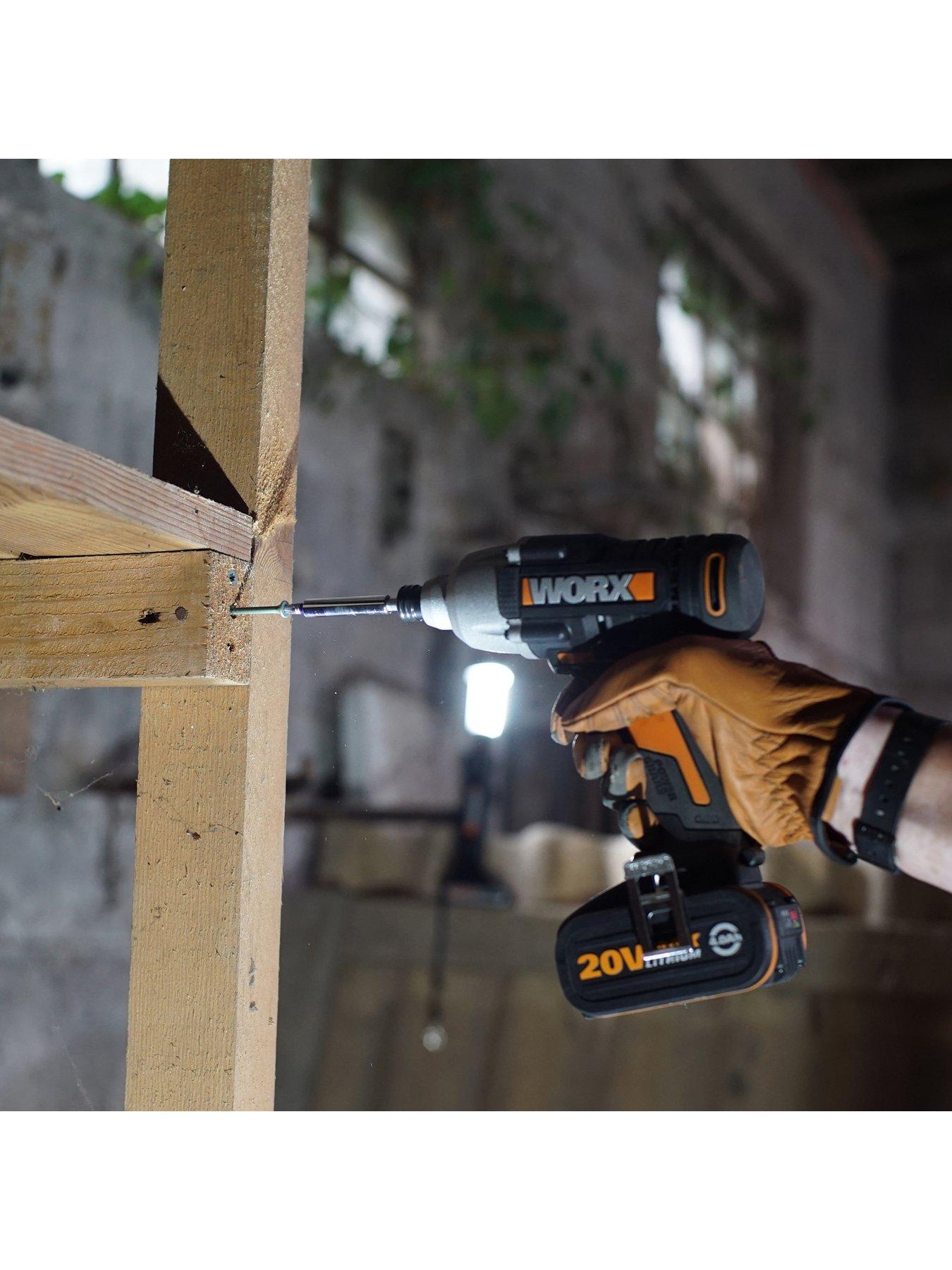 Worx 20V Cordless Impact Driver with x1 2.0Ah Battery & Charger | Very