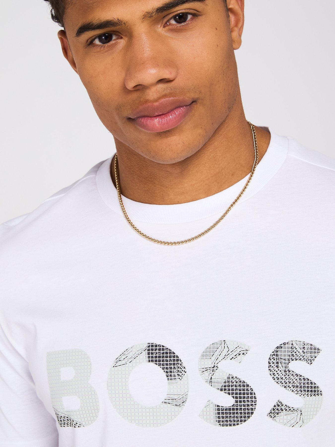 BOSS Logo T-Shirt - White | Very
