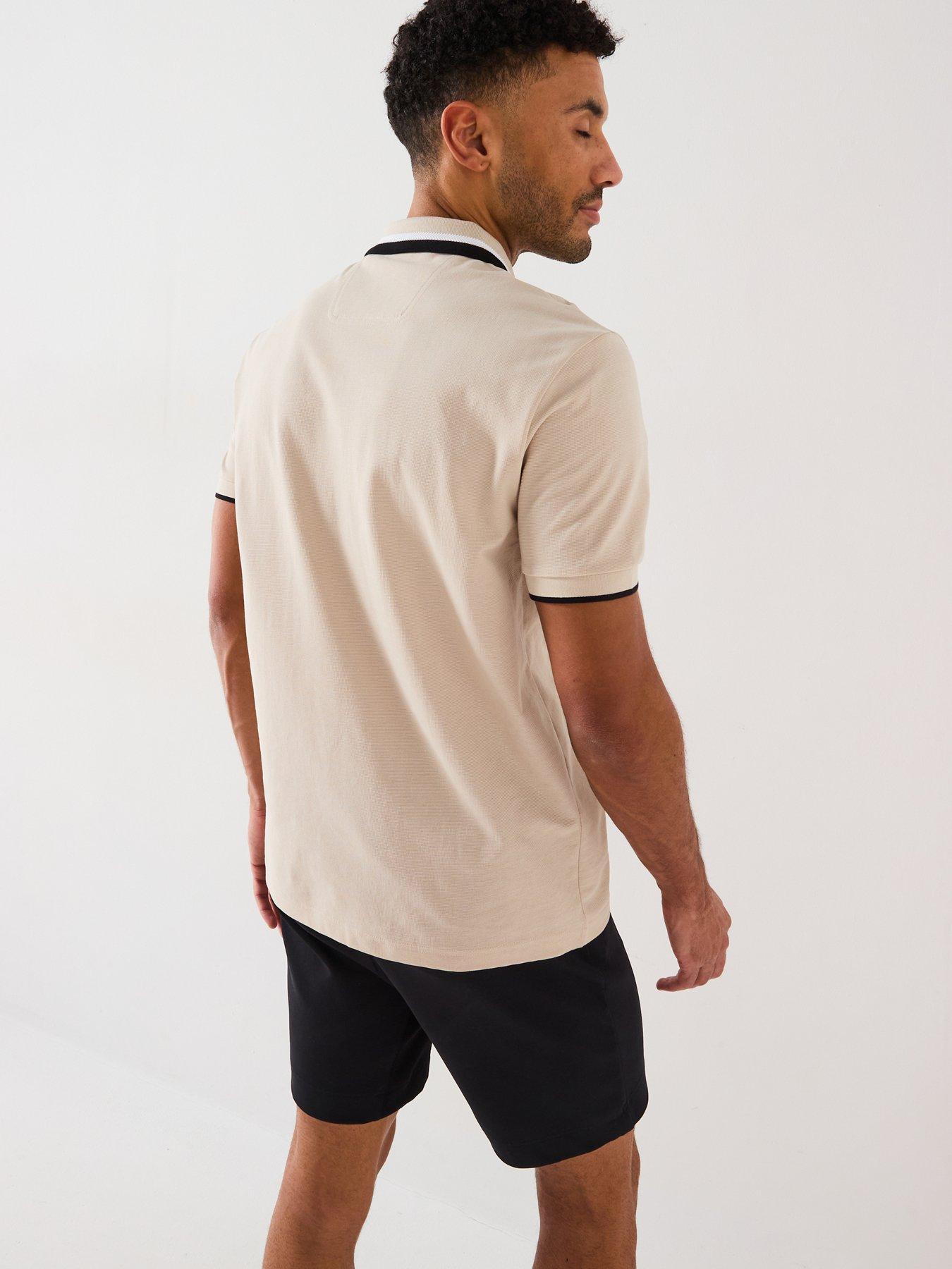 BOSS Paddy AP Heritage Polo Shirt - Light Beige | Very