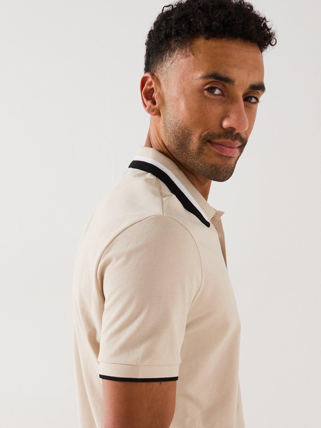 BOSS Paddy AP Heritage Polo Shirt - Light Beige | Very