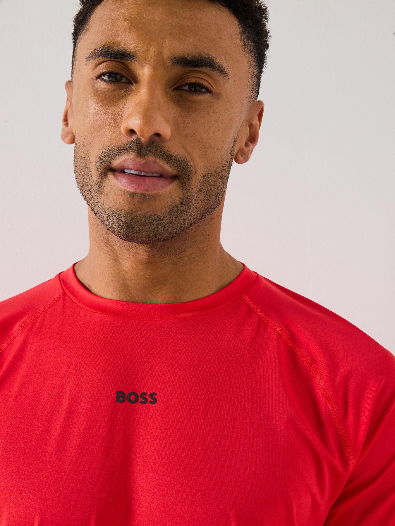 BOSS Active 1 T-Shirt - Red | Very