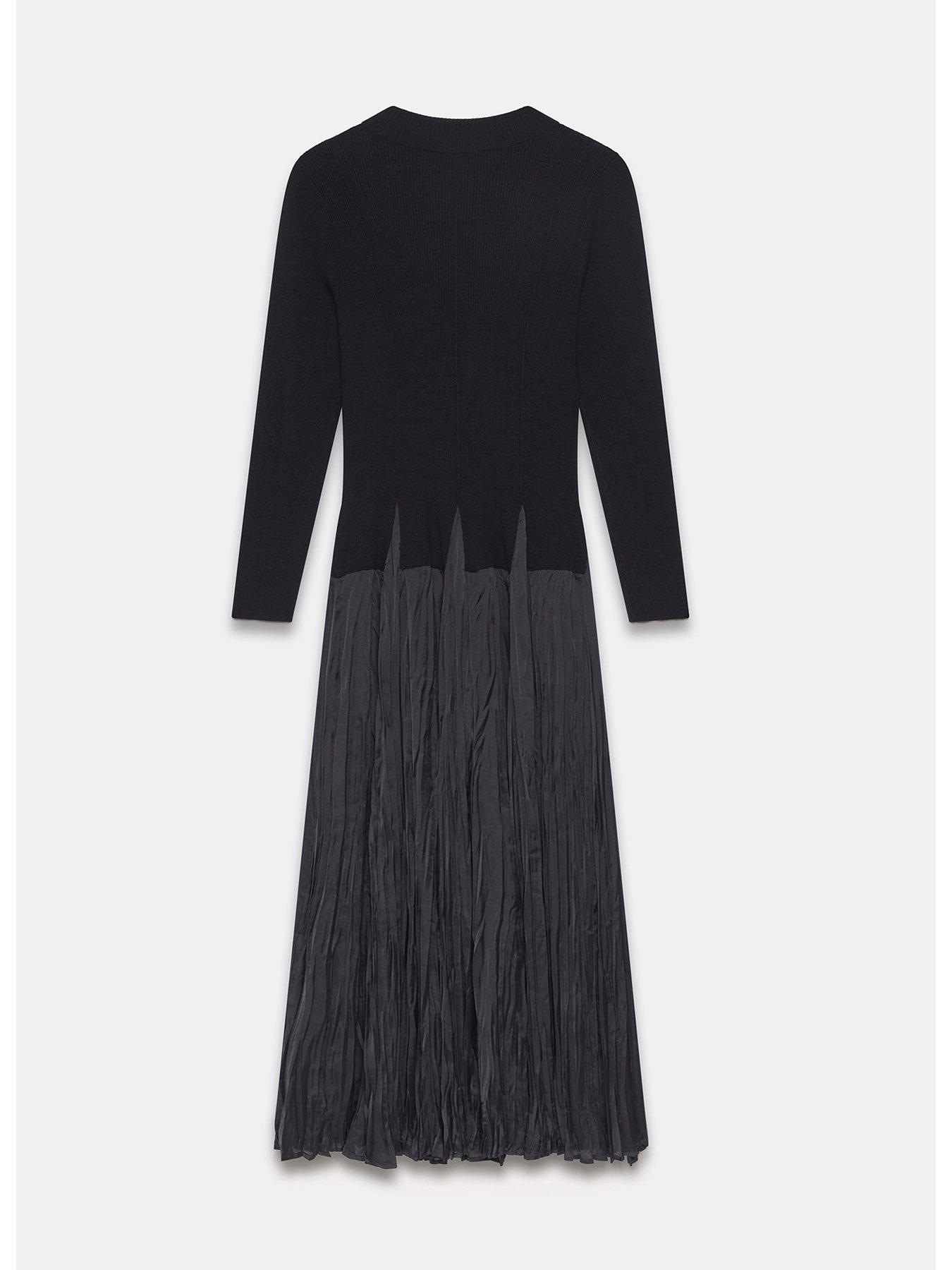 Mint Velvet Woven Maxi Dress - Black | Very