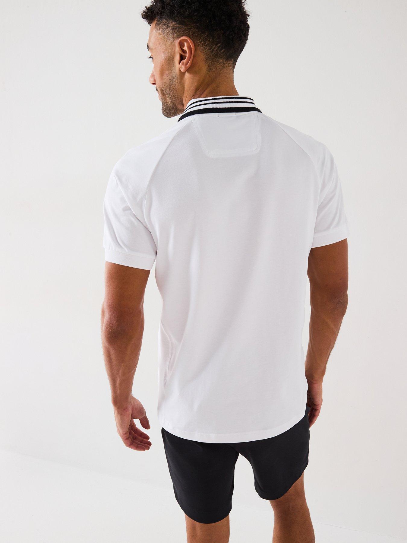 BOSS Paddy Rib Polo Shirt - White | Very