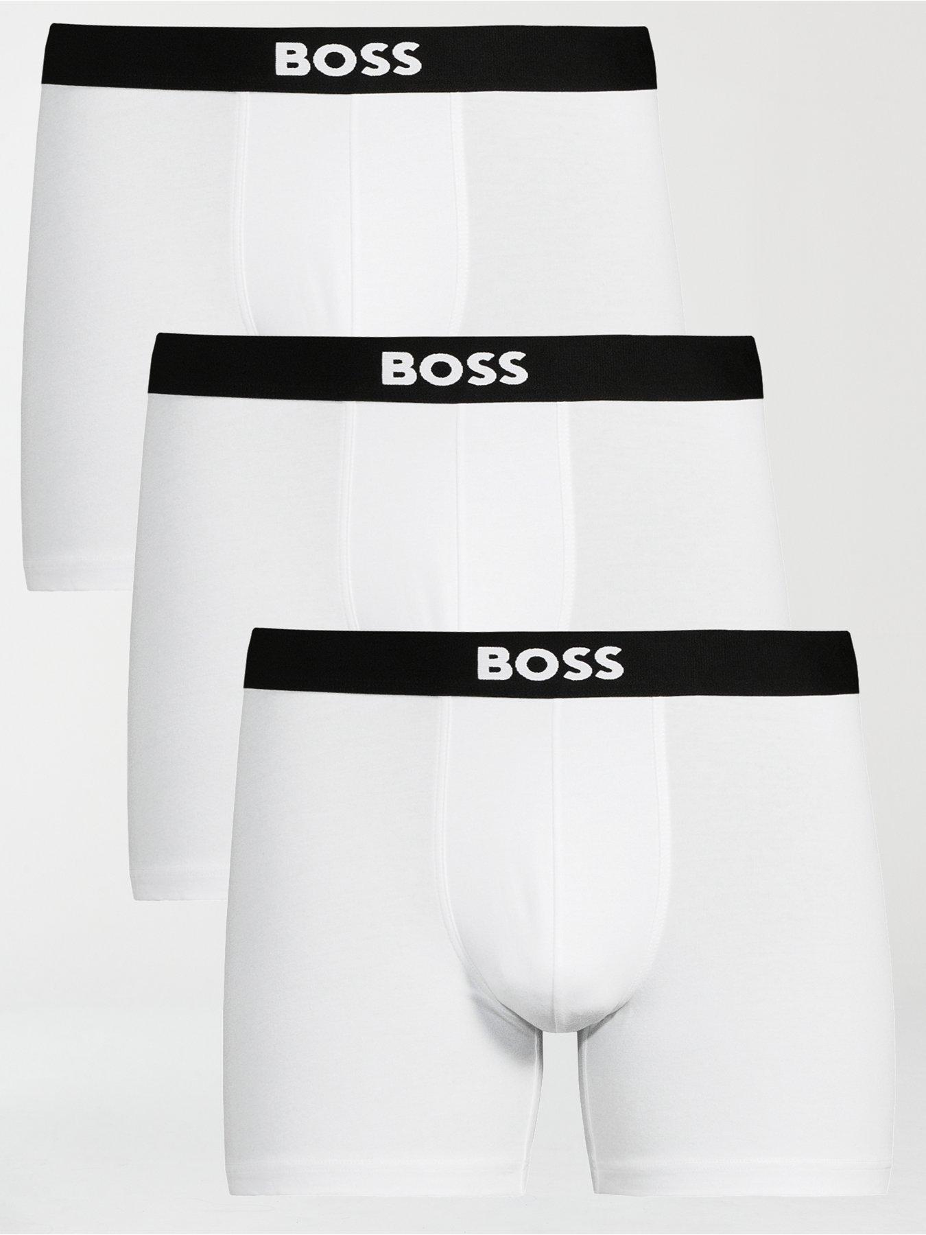 BOSS 3 Pack of One Boxer Briefs - White | Very