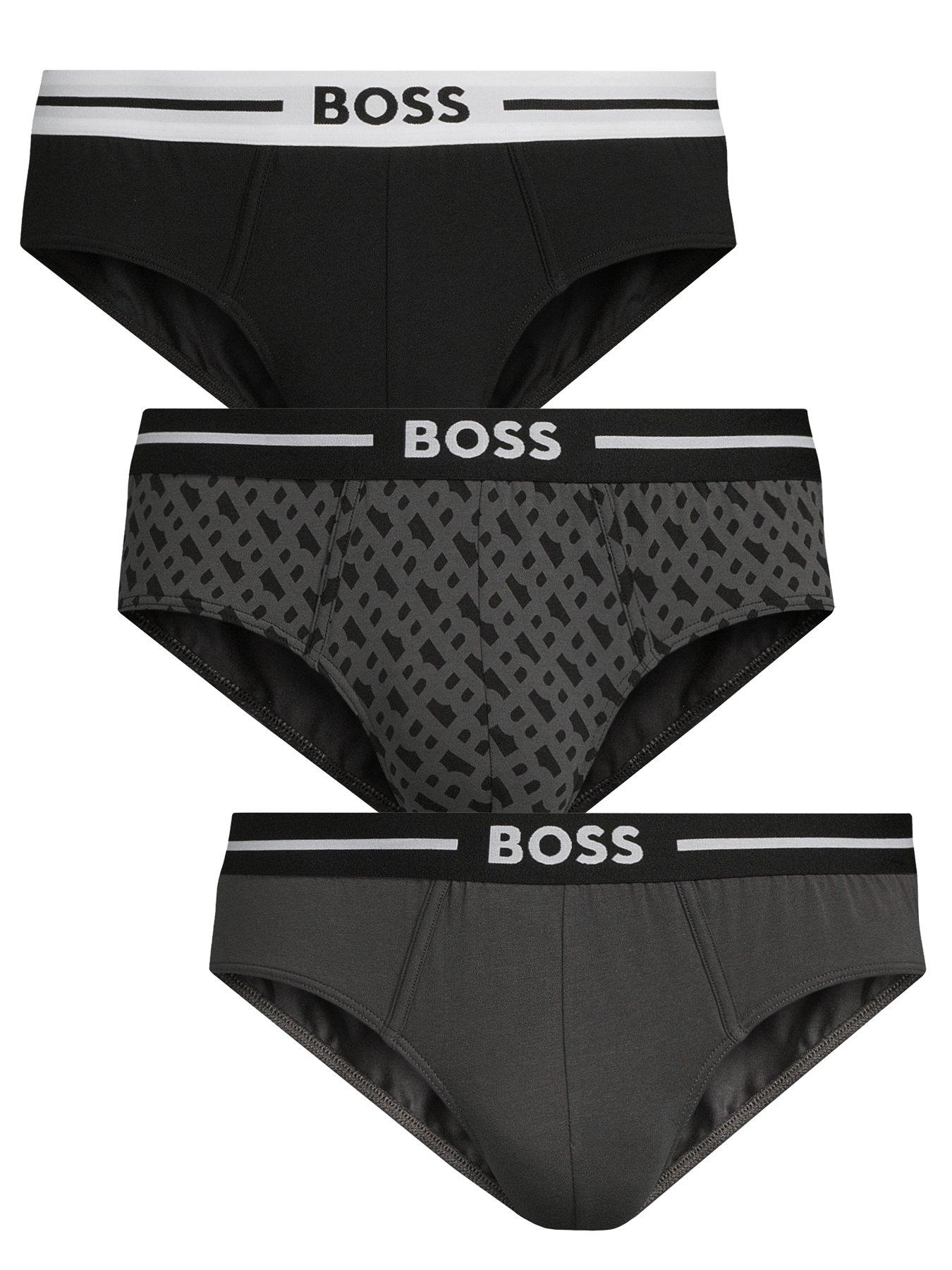 BOSS 3 Pack Bold Design Briefs - Multi | Very