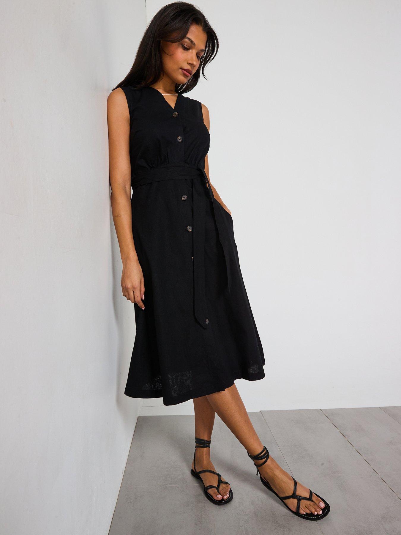 Barbour Elsie Midi Dress - Black | Very