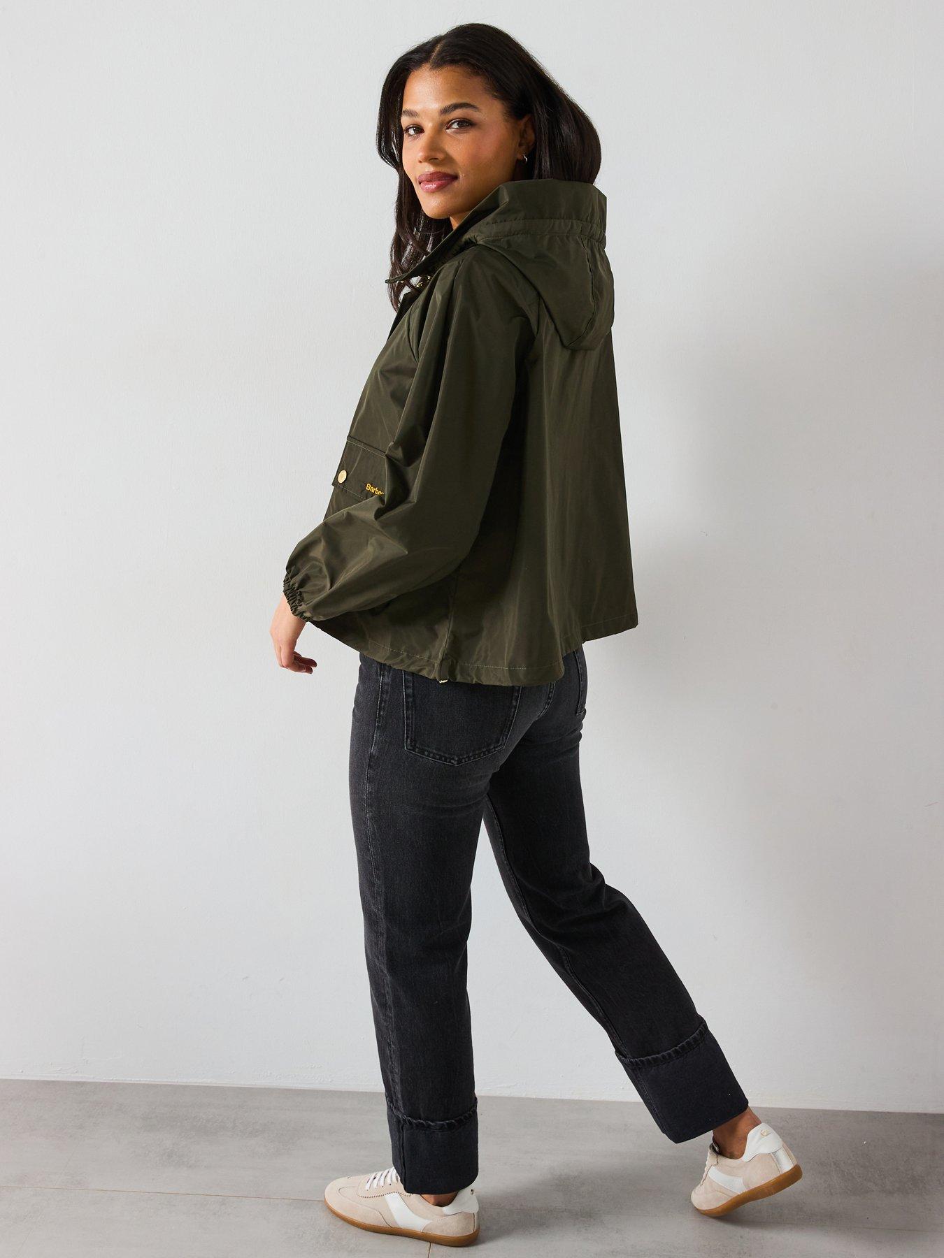 Barbour Mae Showerproof Jacket - Khaki | Very