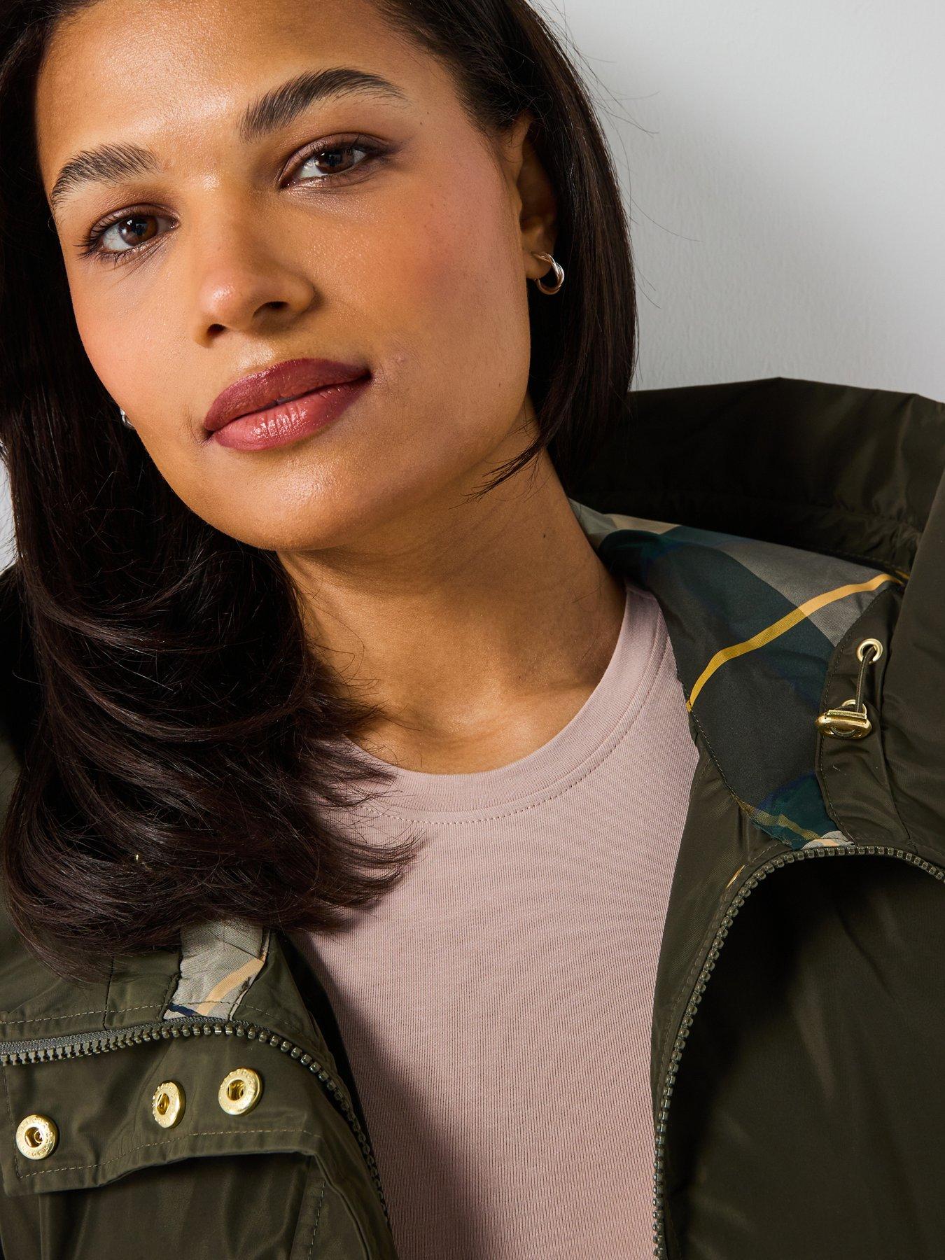 Barbour Mae Showerproof Jacket - Khaki | Very