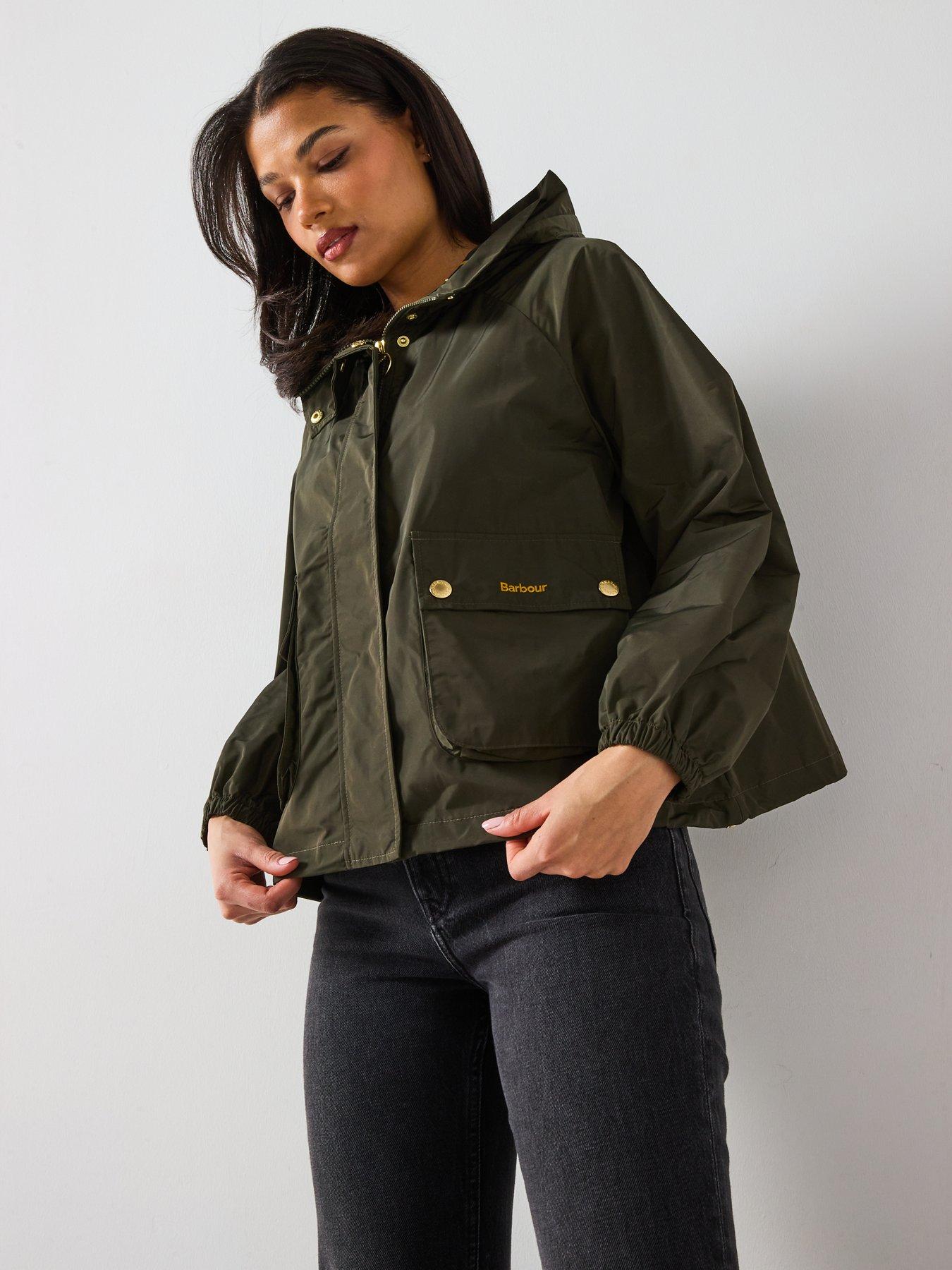 Barbour Mae Showerproof Jacket - Khaki | Very