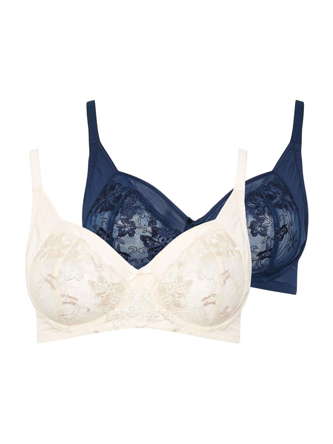 Yours Curve 2 Pack Cotton Padded Bra | Very