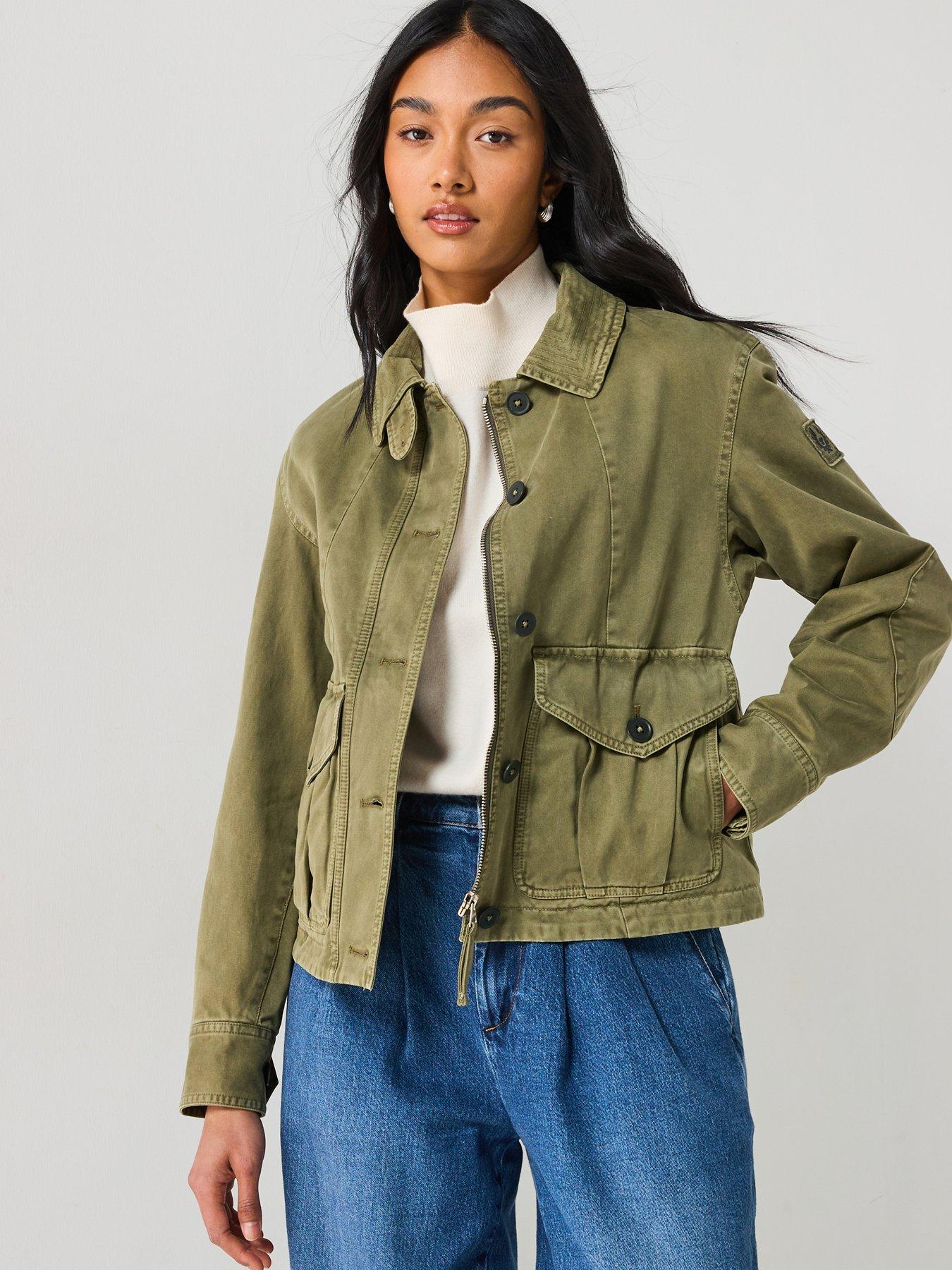 Belstaff Cs60 Cropped Jacket - Dark Green | Very