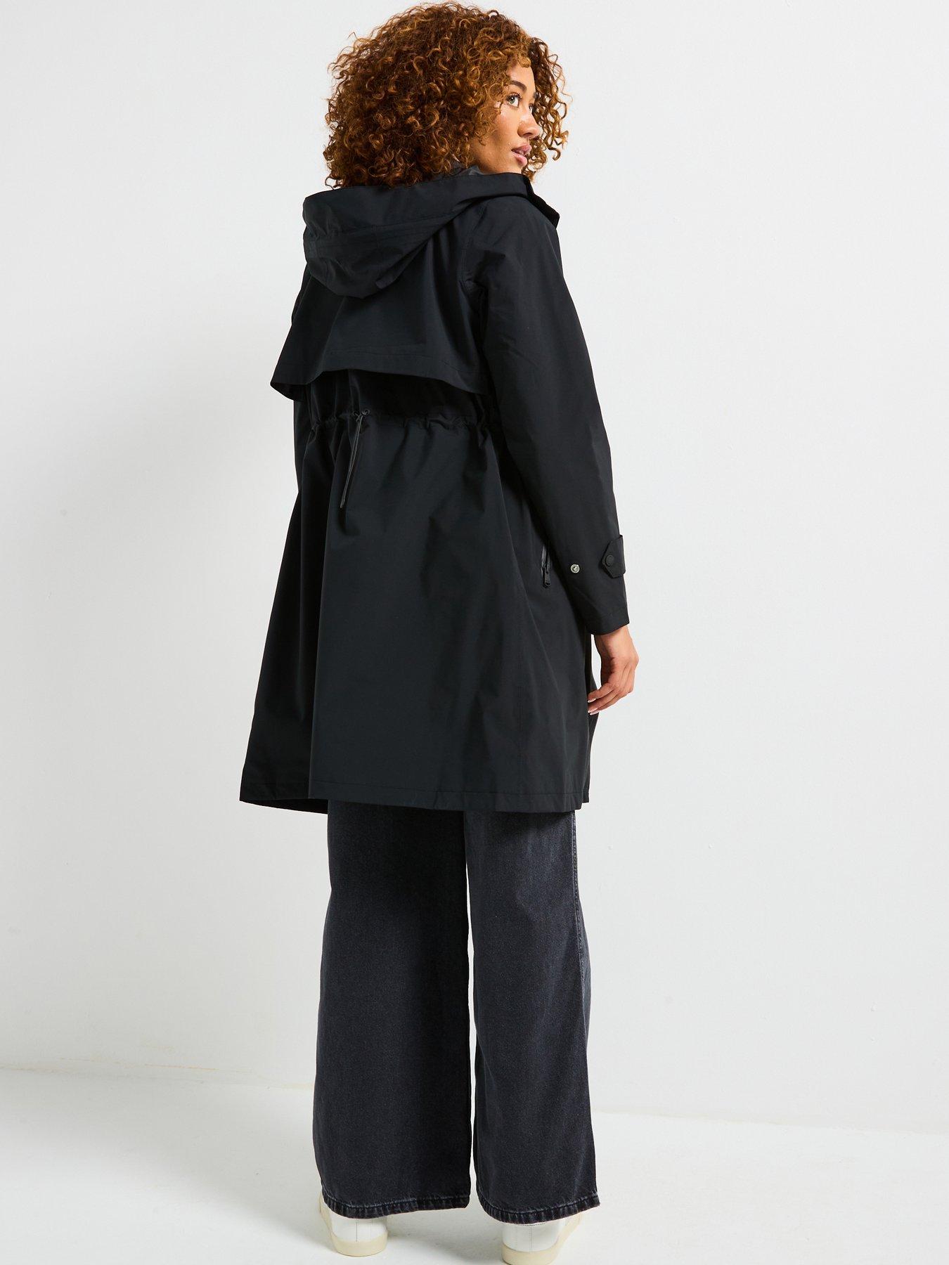 Barbour International Longline Kyra Waterproof Jacket - Black | Very