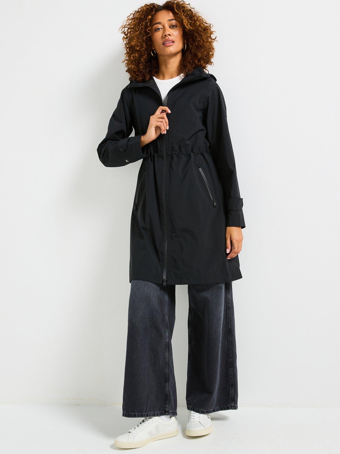 Barbour International Longline Kyra Waterproof Jacket - Black | Very