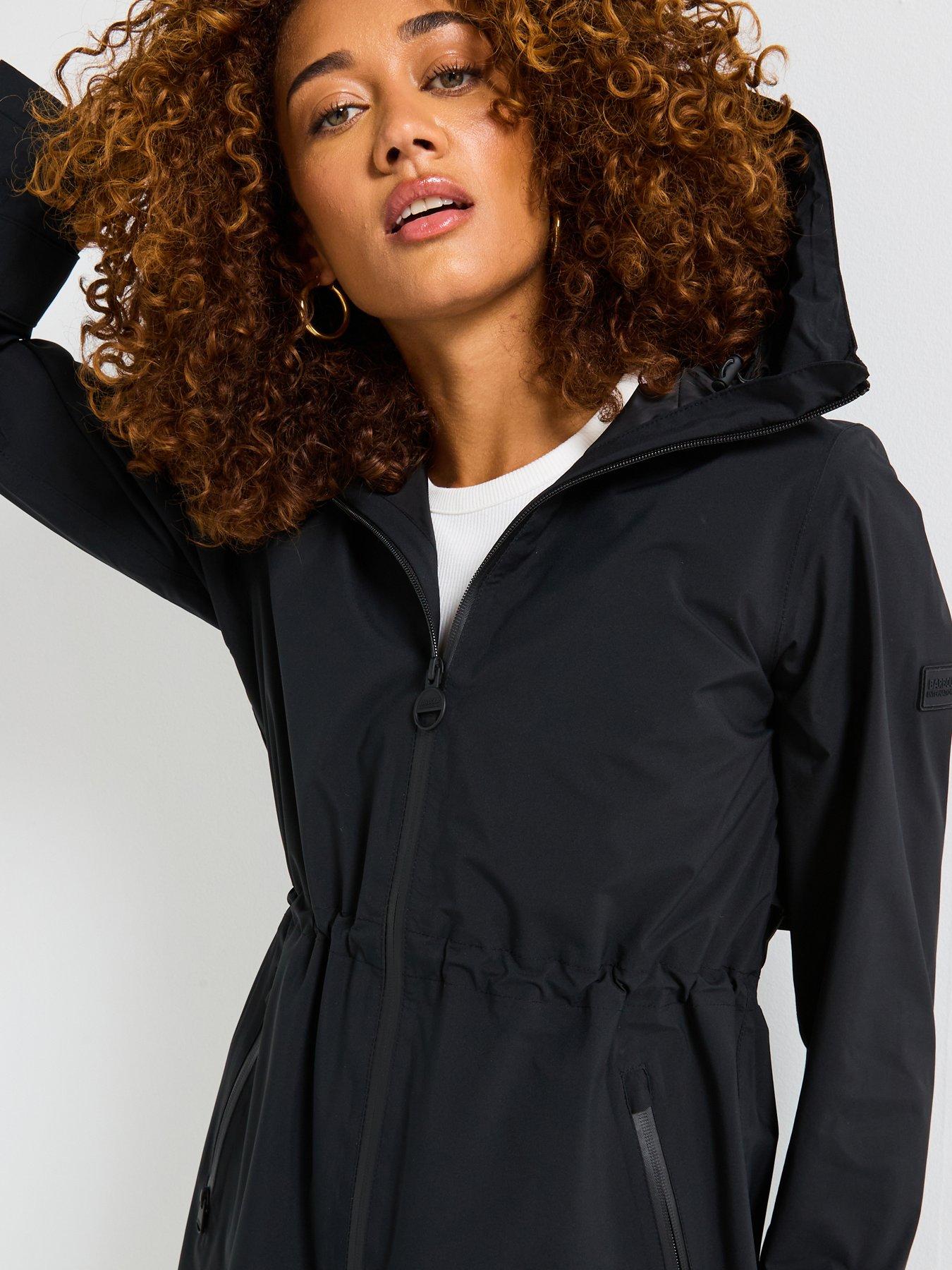 Barbour International Longline Kyra Waterproof Jacket - Black | Very