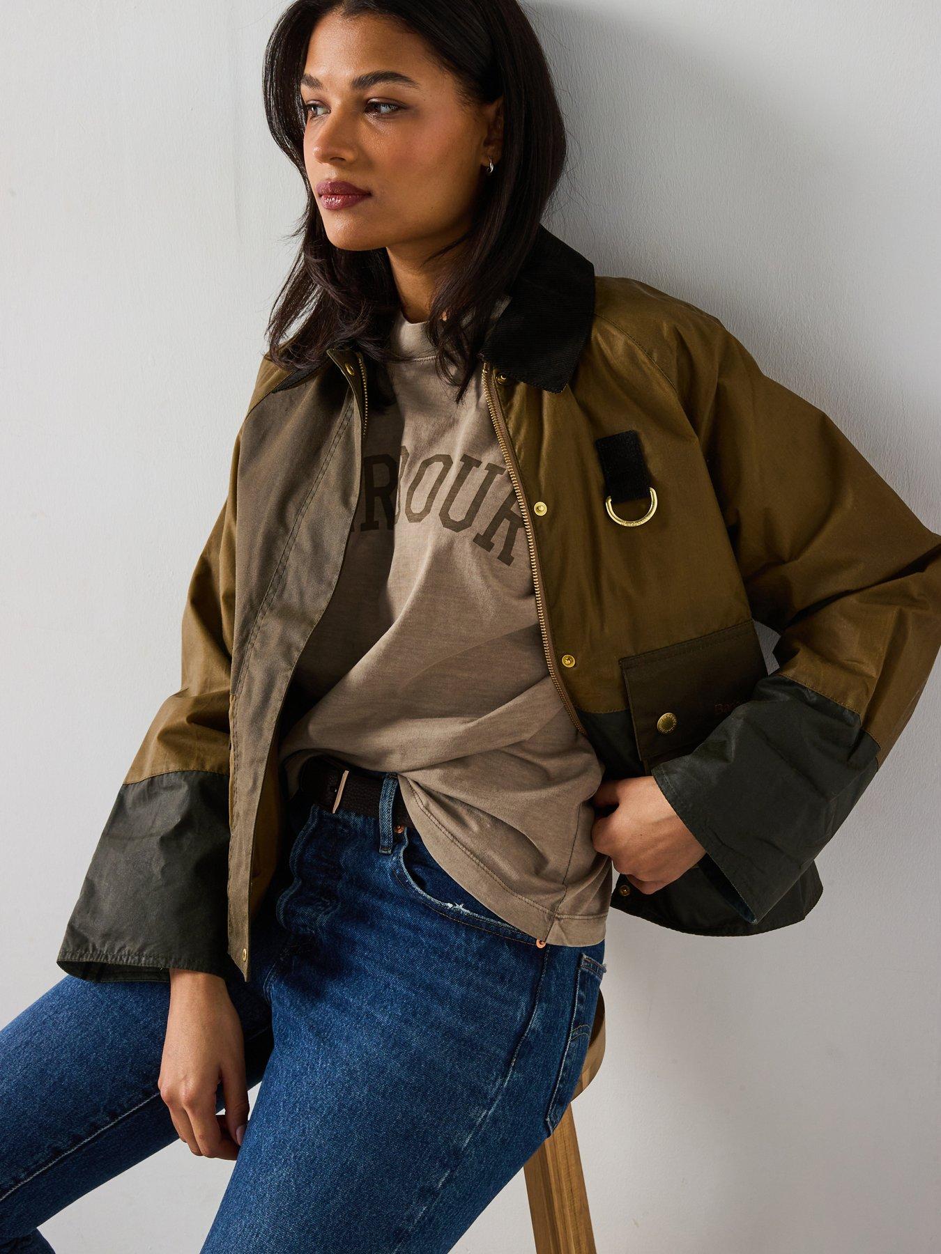 Barbour Alma Wax Jacket - Green | Very