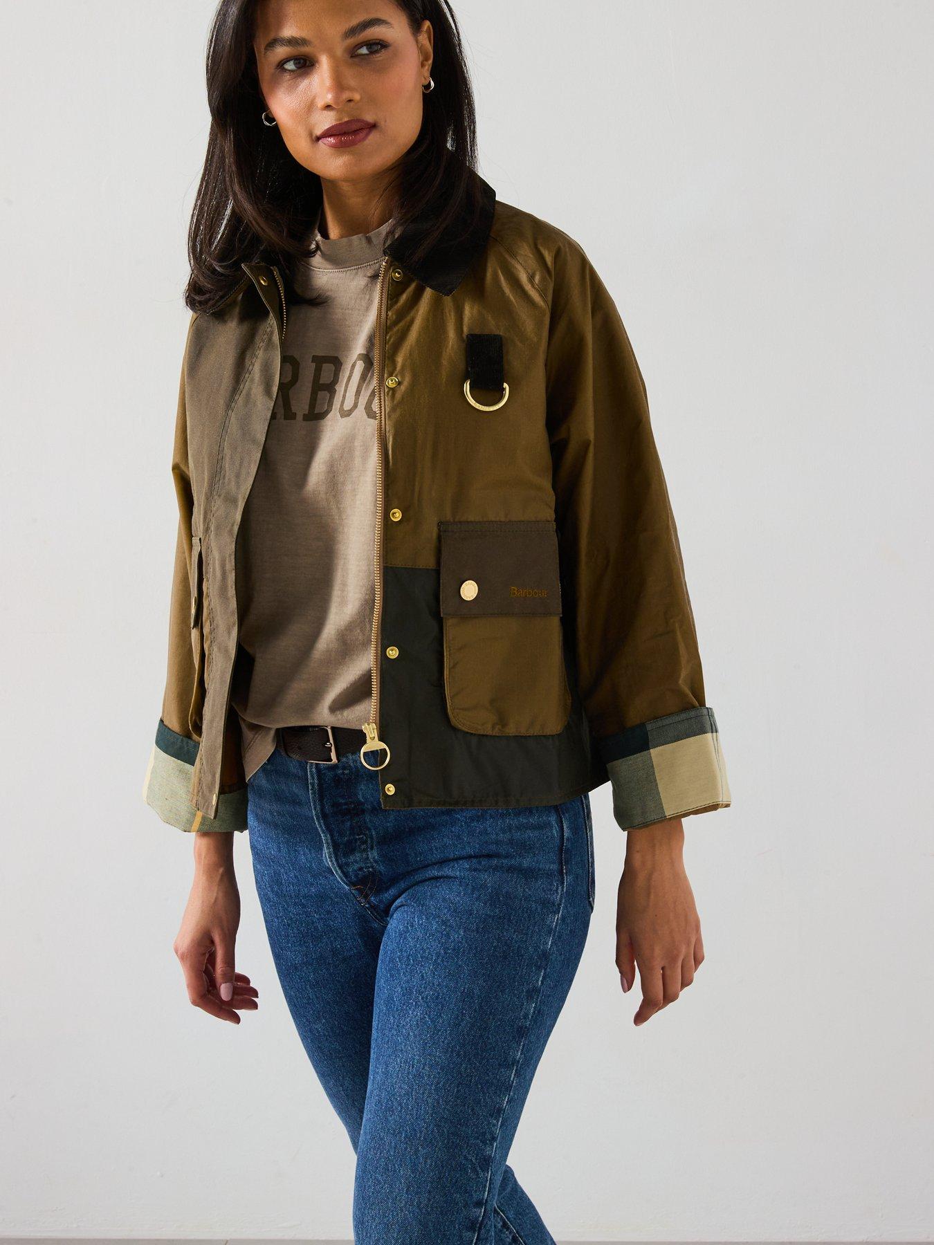 Barbour Alma Wax Jacket - Green | Very