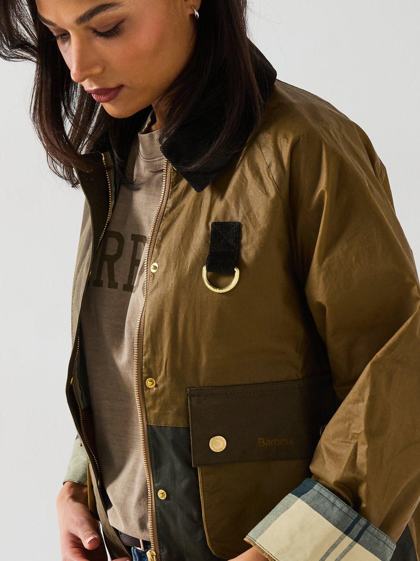 Barbour Alma Wax Jacket - Green | Very