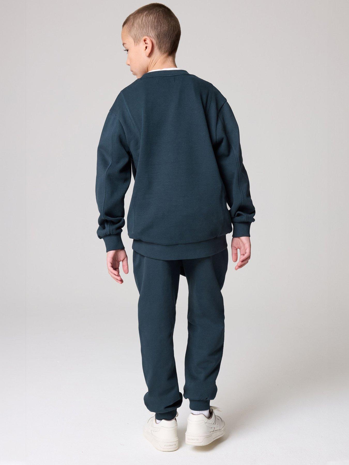 smALLSAINTS Boys Waffle Textured Set - Navy | Very