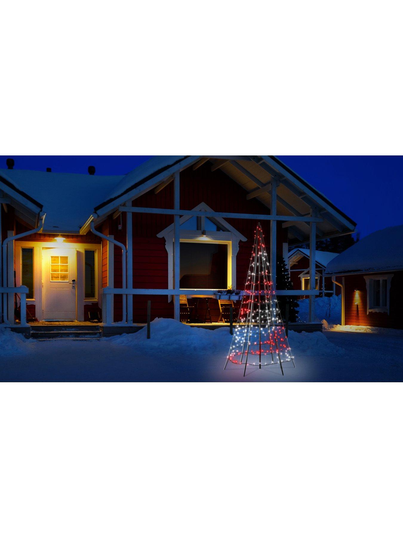 Twinkly Light Tree 300 Rgb+w Smart App Controlled Smart Light Tree, 2m ...