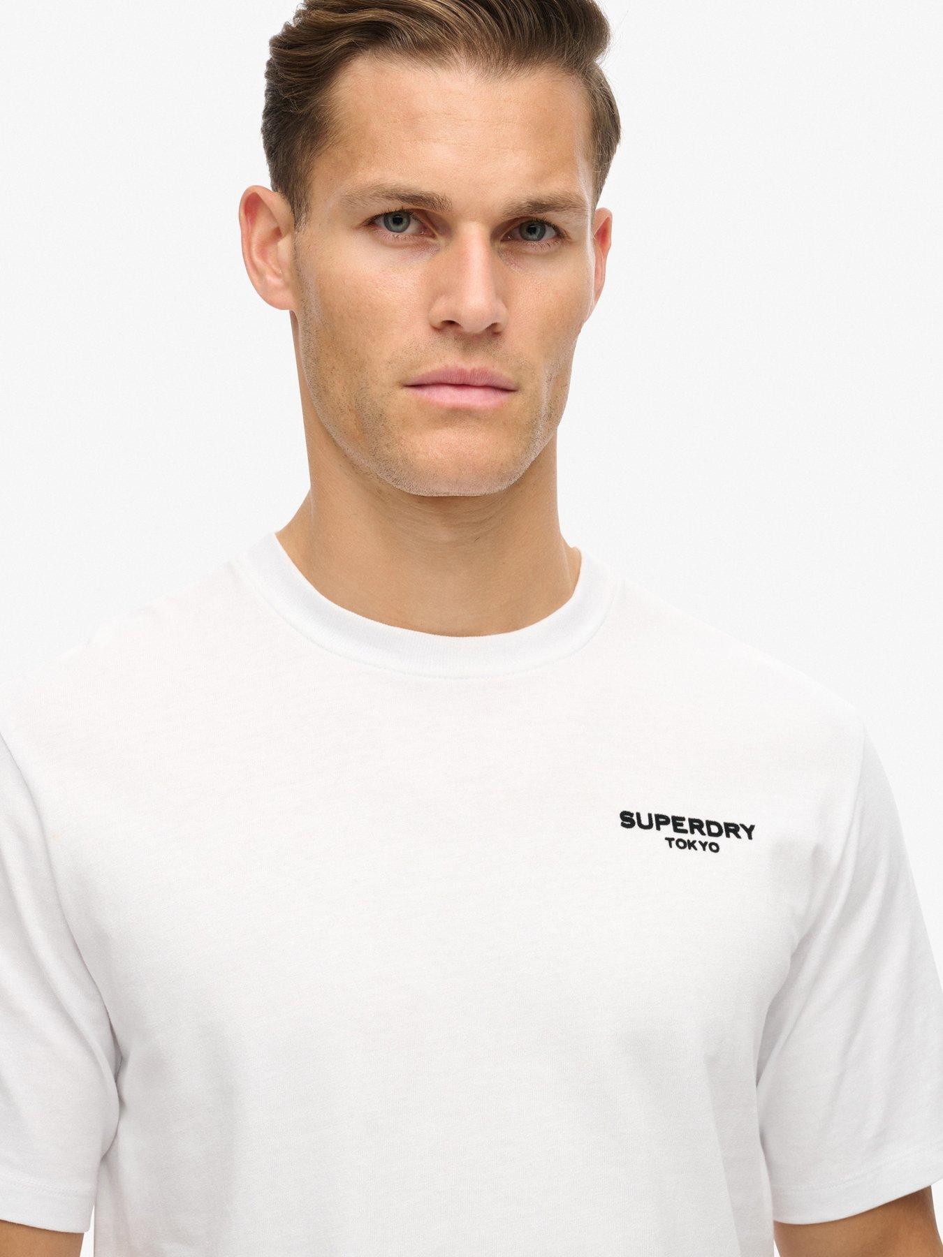 Superdry Code Sport Loose T-Shirt - White | Very.co.uk
