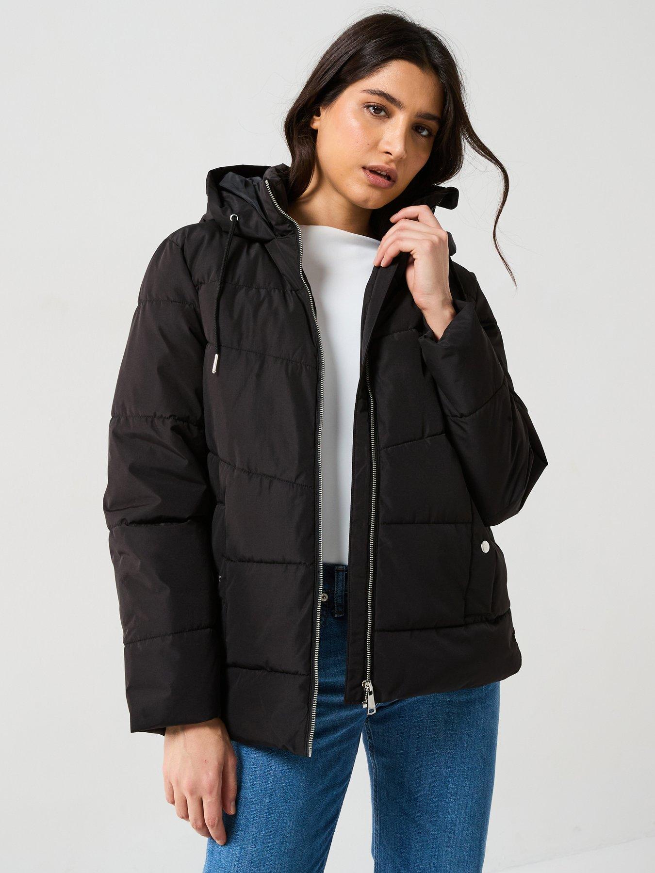 JDY Short Padded Jacket - Black | Very