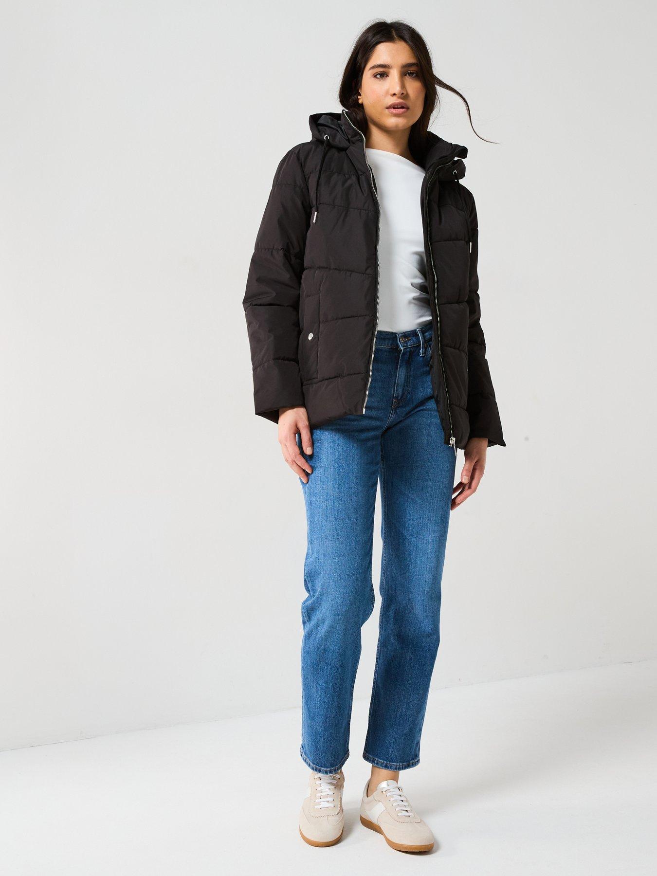 JDY Short Padded Jacket - Black | Very