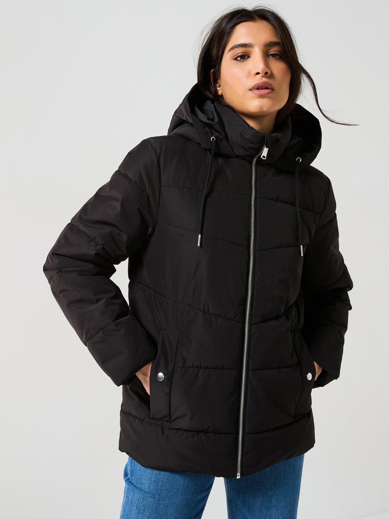 JDY Short Padded Jacket - Black | Very