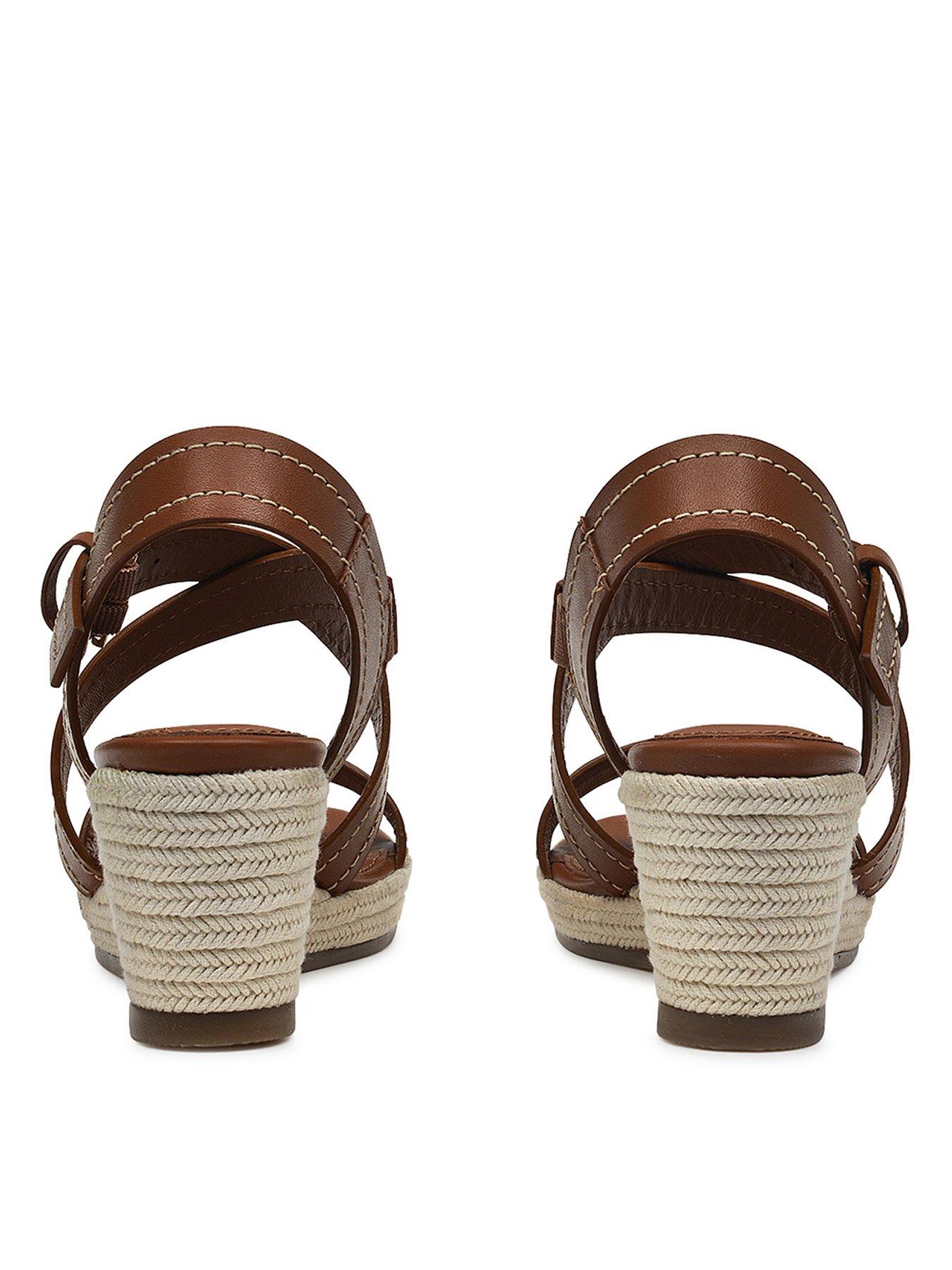 Radley Lavender Road Midi Wedge Sandals - Dark Brown | Very