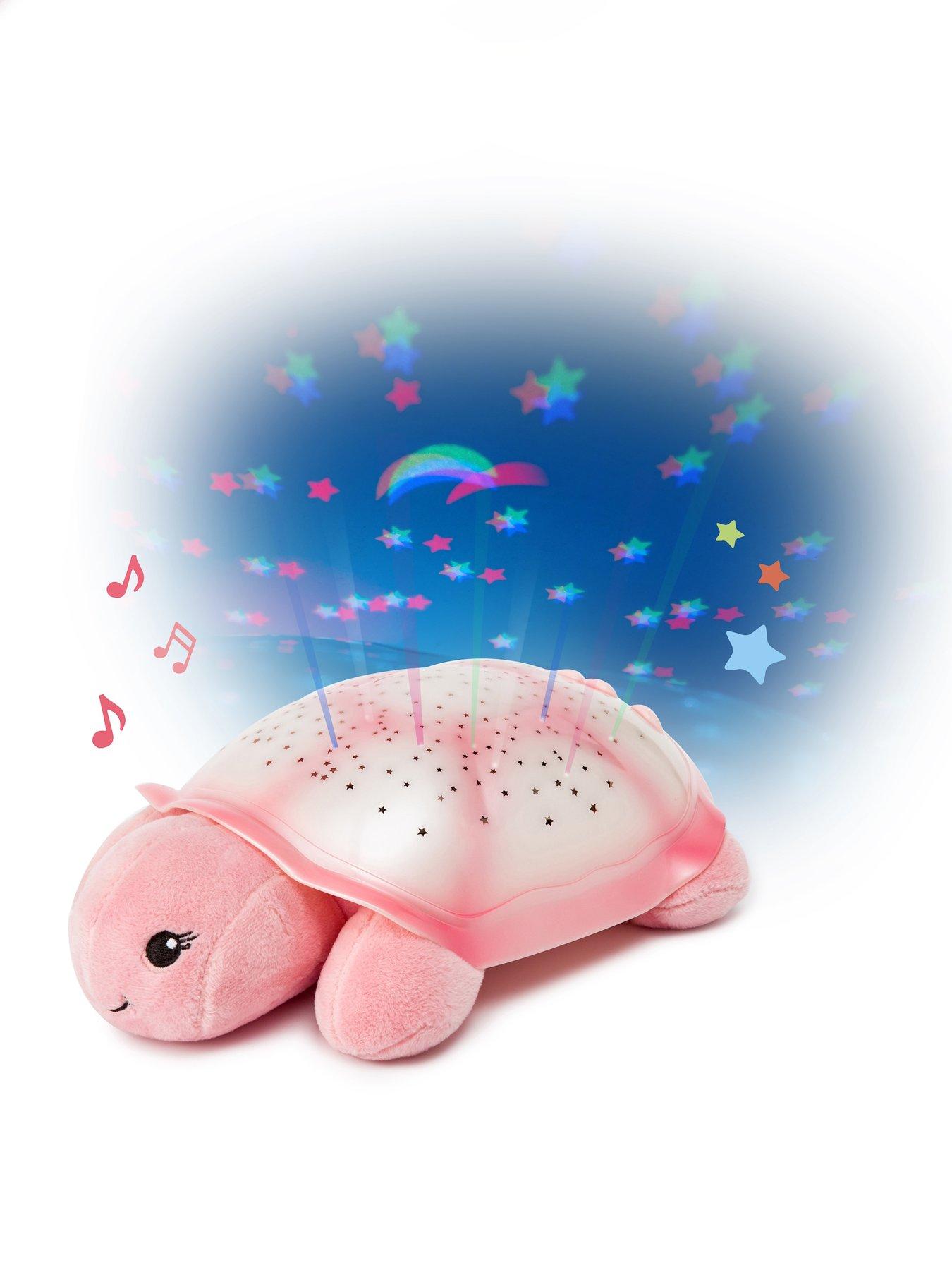 cloud.b Twinkling Twilight Turtle Pink Night Light Projector Sleeping ...