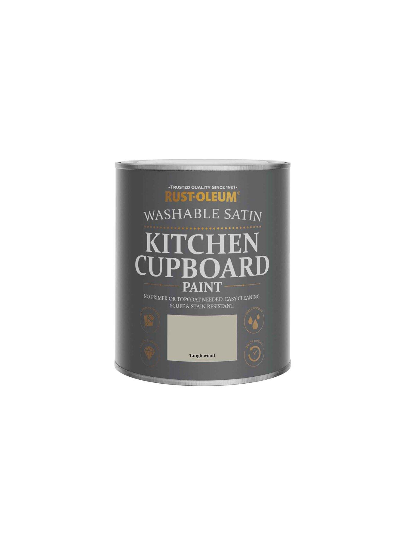 Rust-Oleum Washable Satin Finish Kitchen Cupboard Paint - Tanglewood | Very