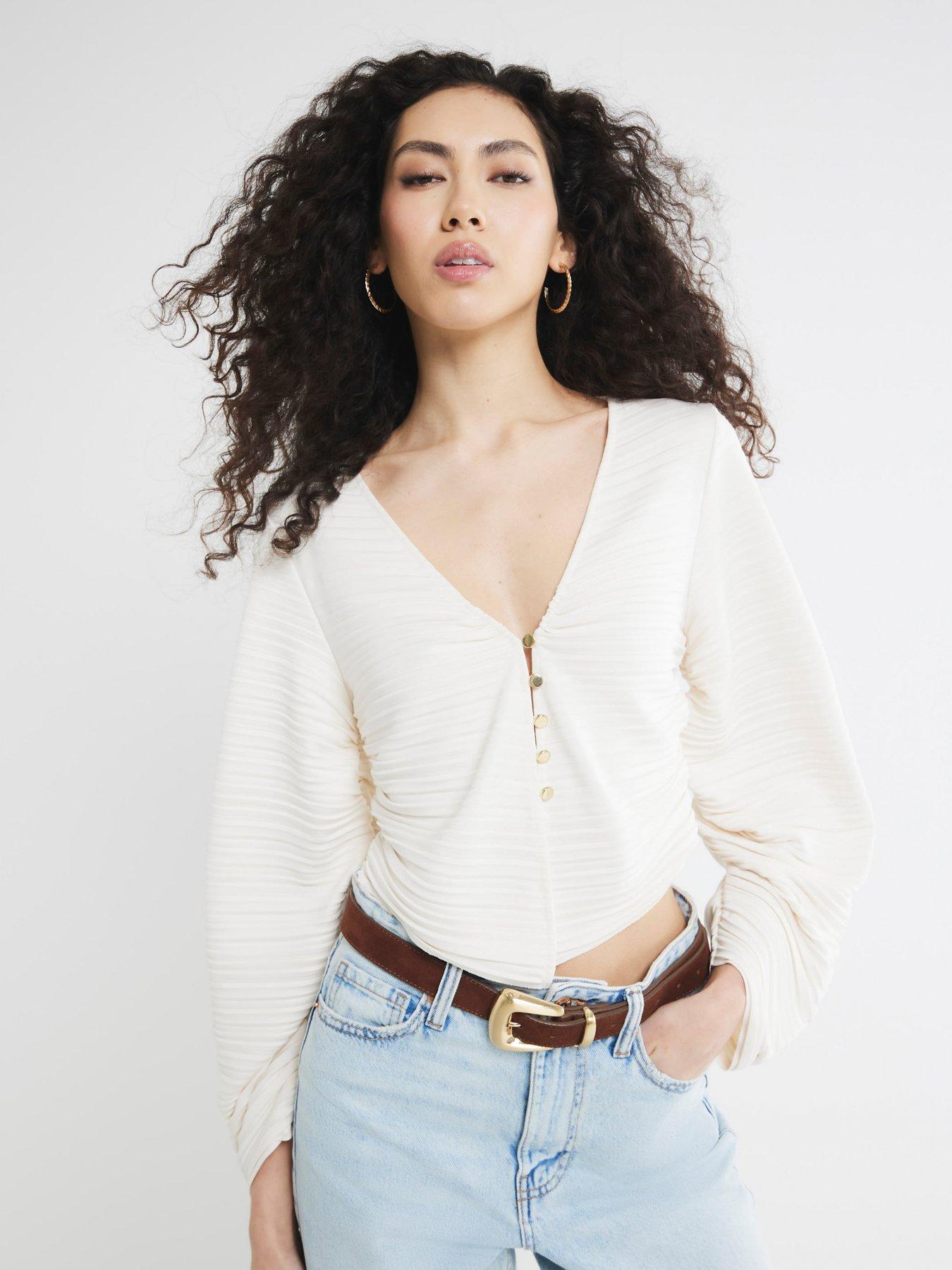 Women | Cream | 6 | All Offers | Long Sleeve | Tops | Very