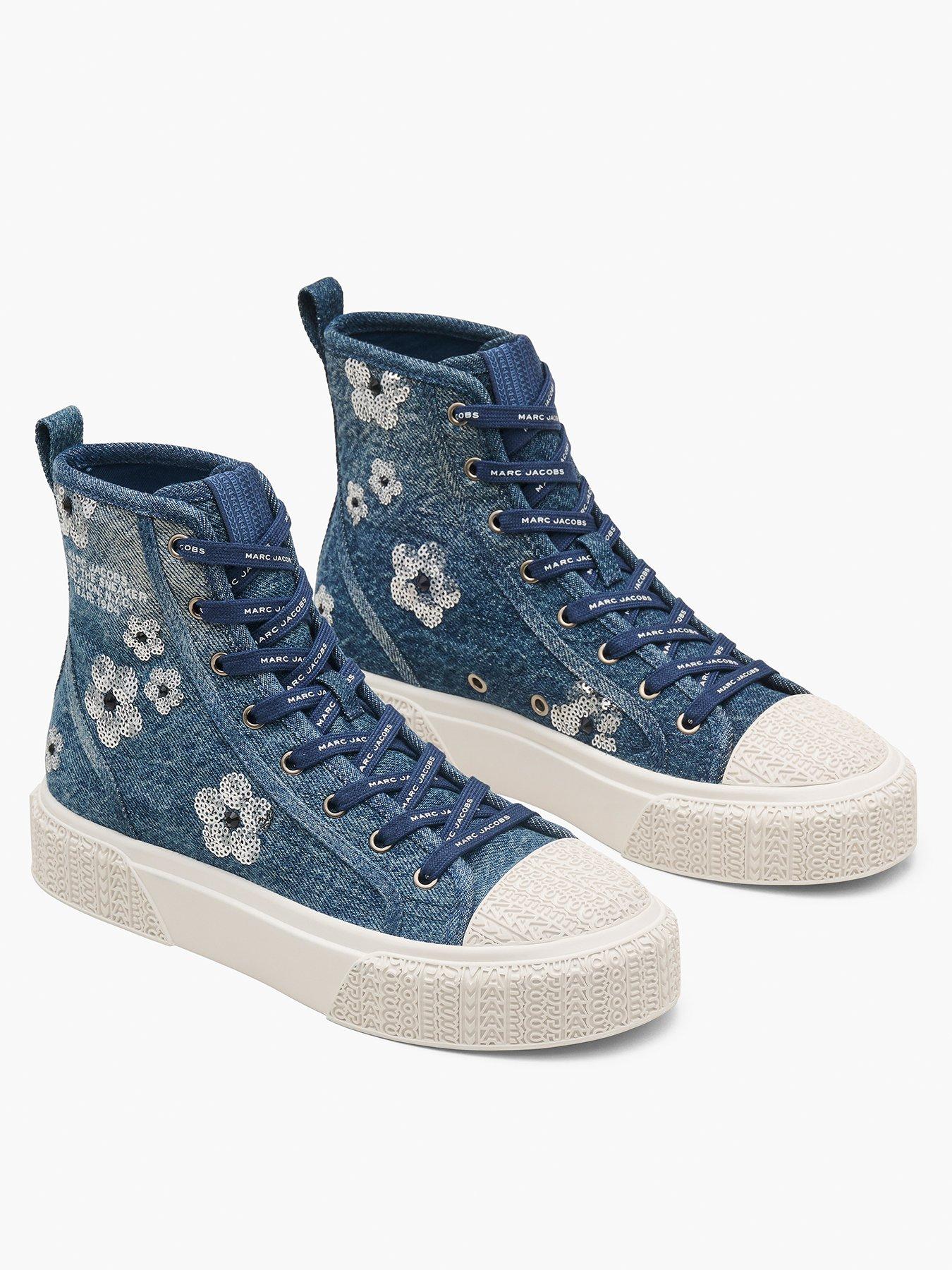 MARC JACOBS The Daisy High Top Sneakers - Blue | Very