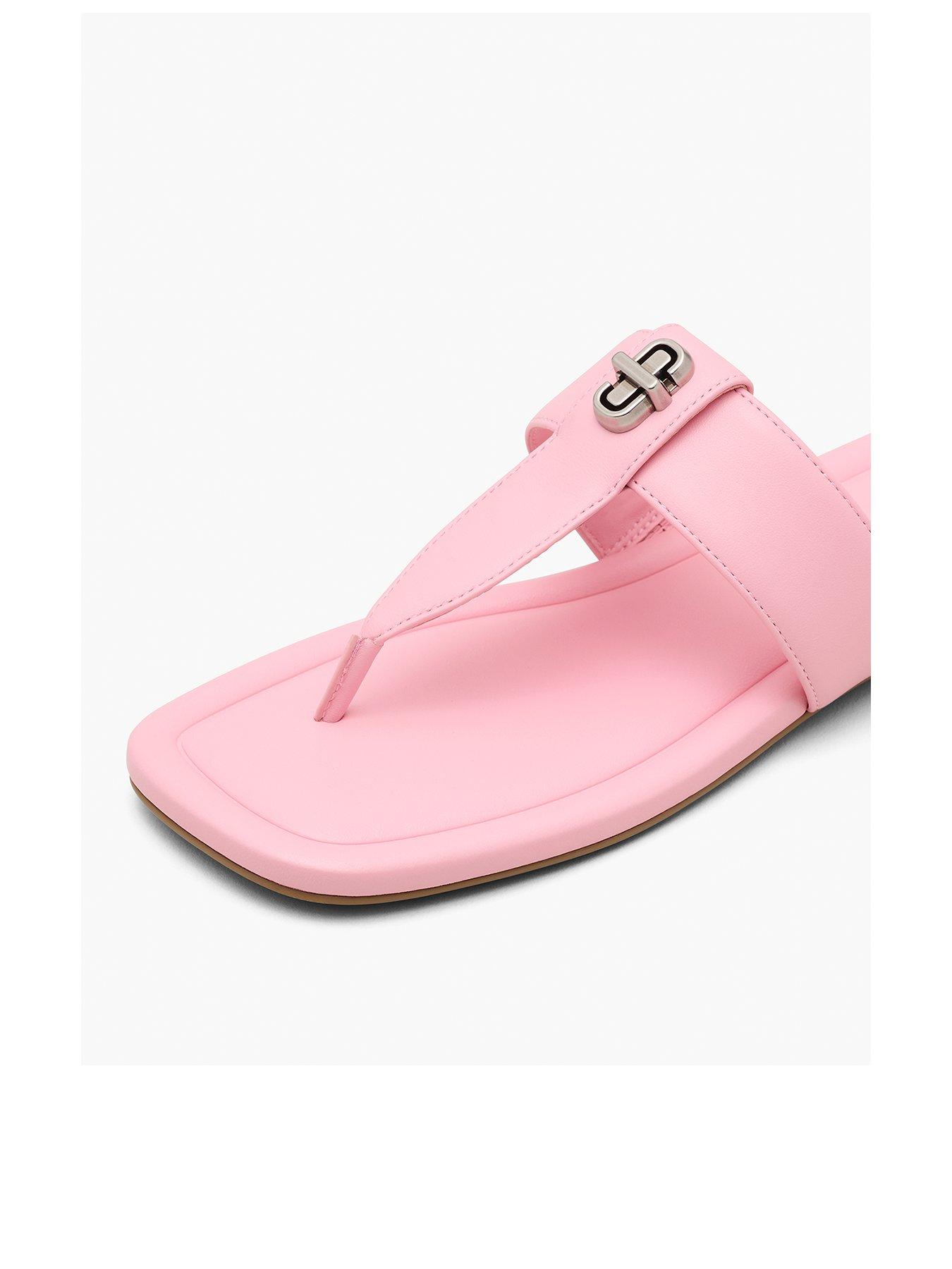 MARC JACOBS The Dual T Sandals - Pink | Very