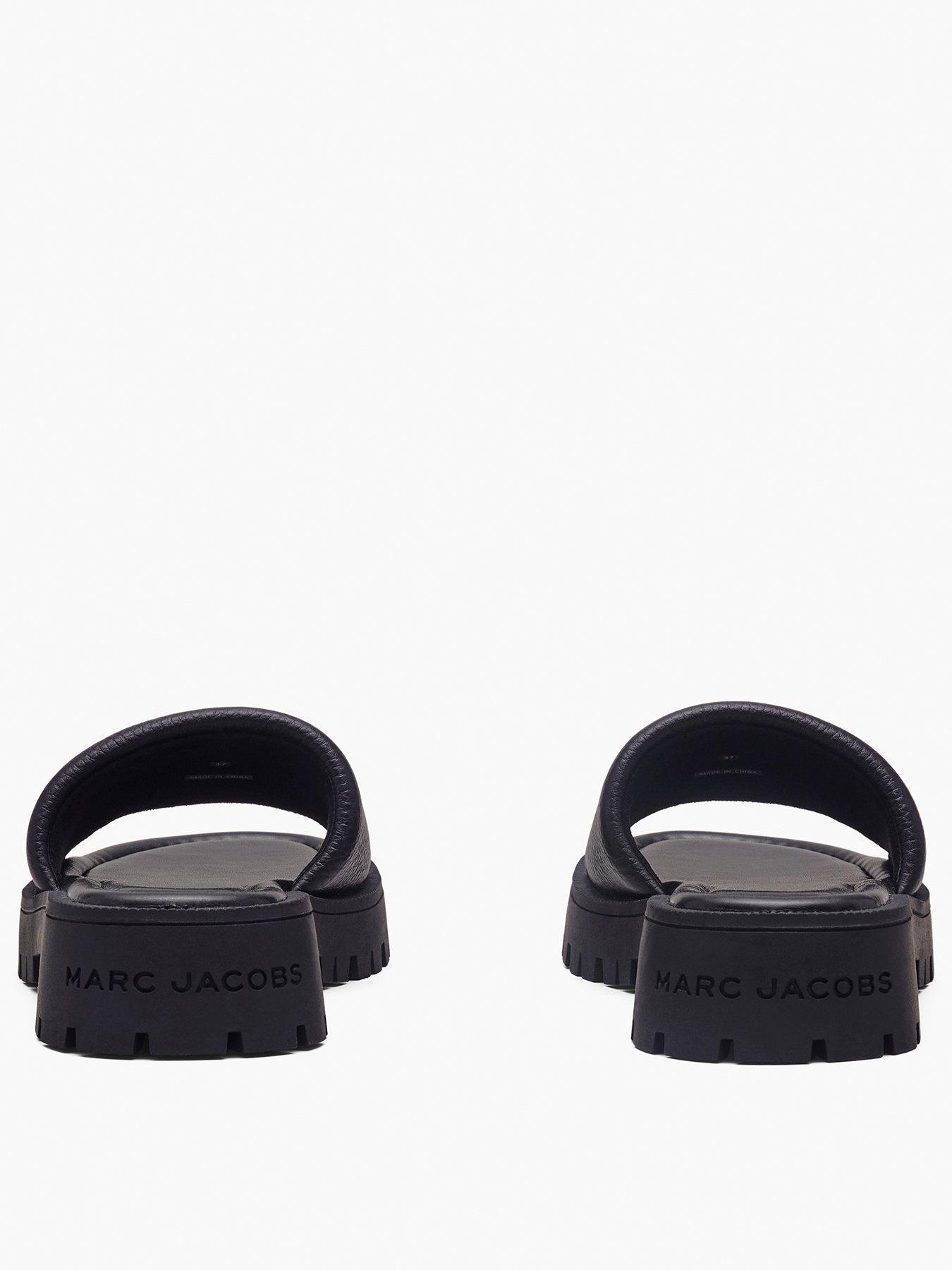 MARC JACOBS The Lug Sole Sliders - Black | Very