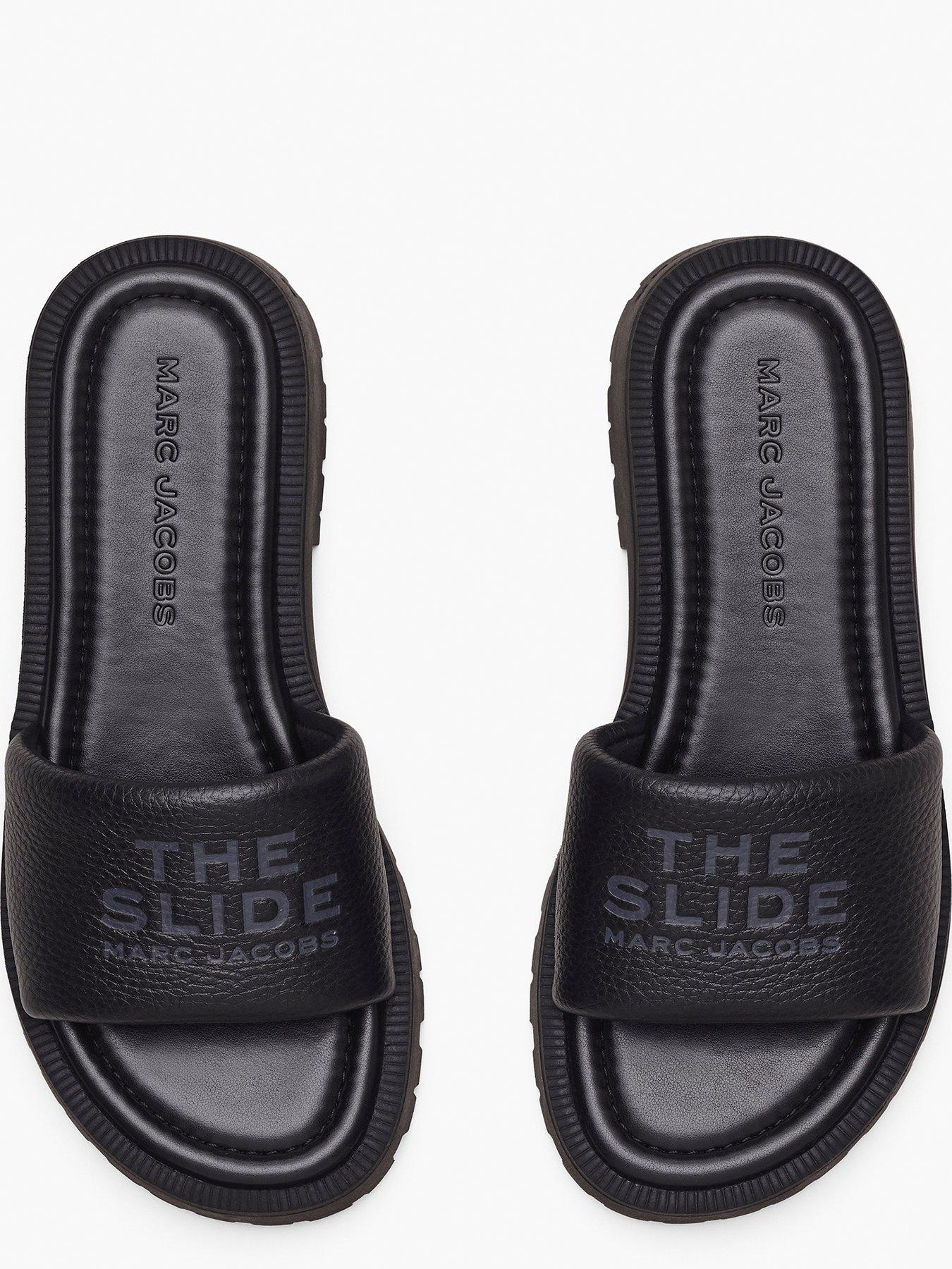MARC JACOBS The Lug Sole Sliders - Black | Very