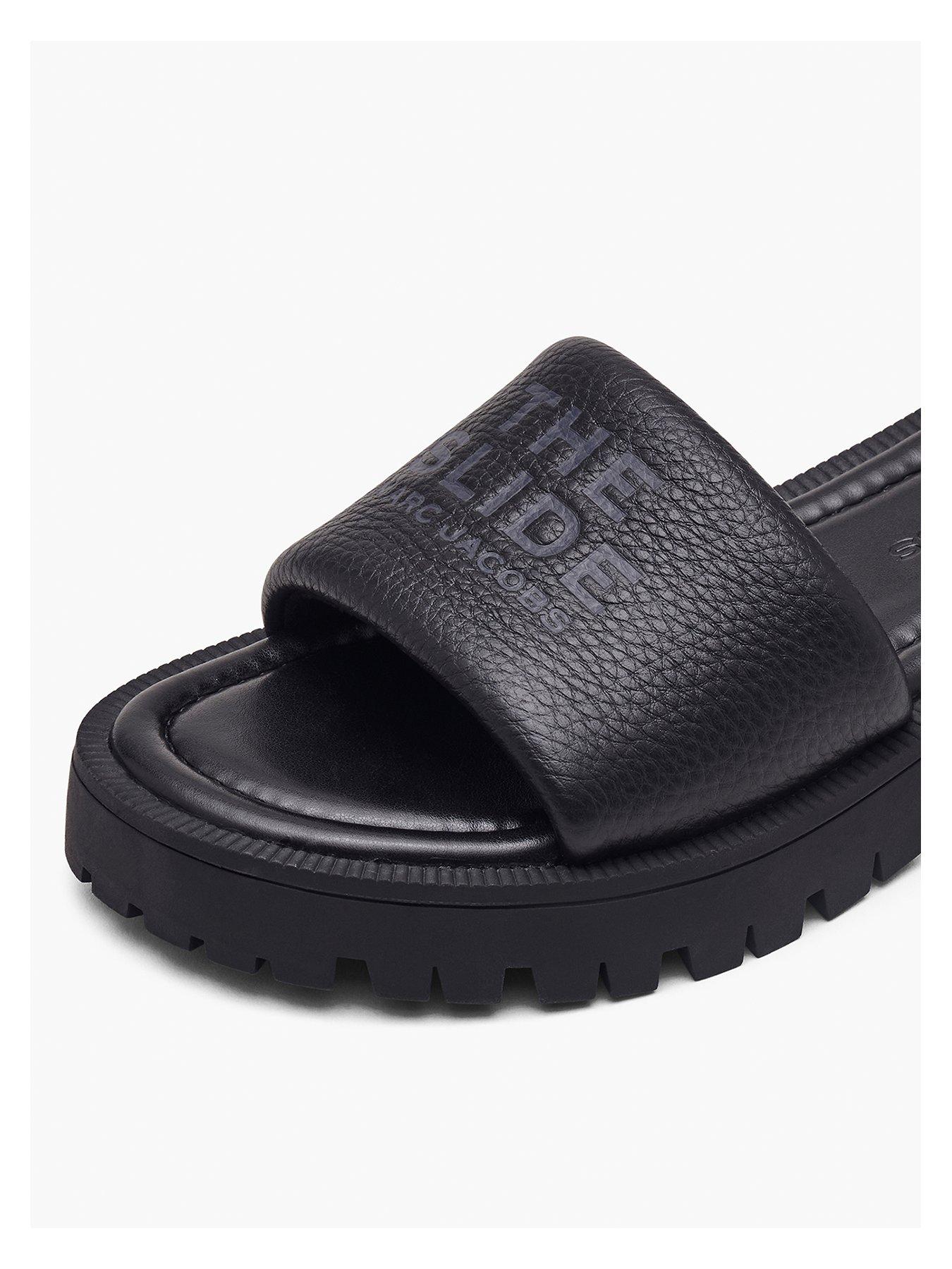 MARC JACOBS The Lug Sole Sliders - Black | Very