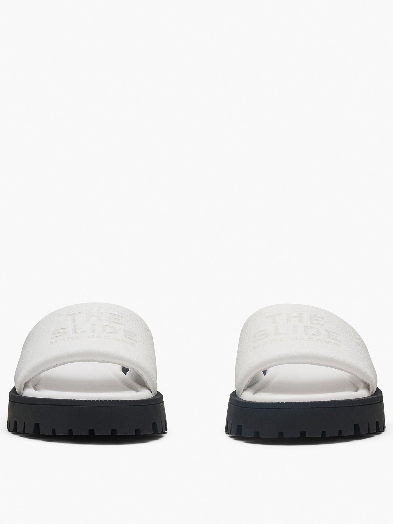 MARC JACOBS The Lug Sole Sliders - White | Very