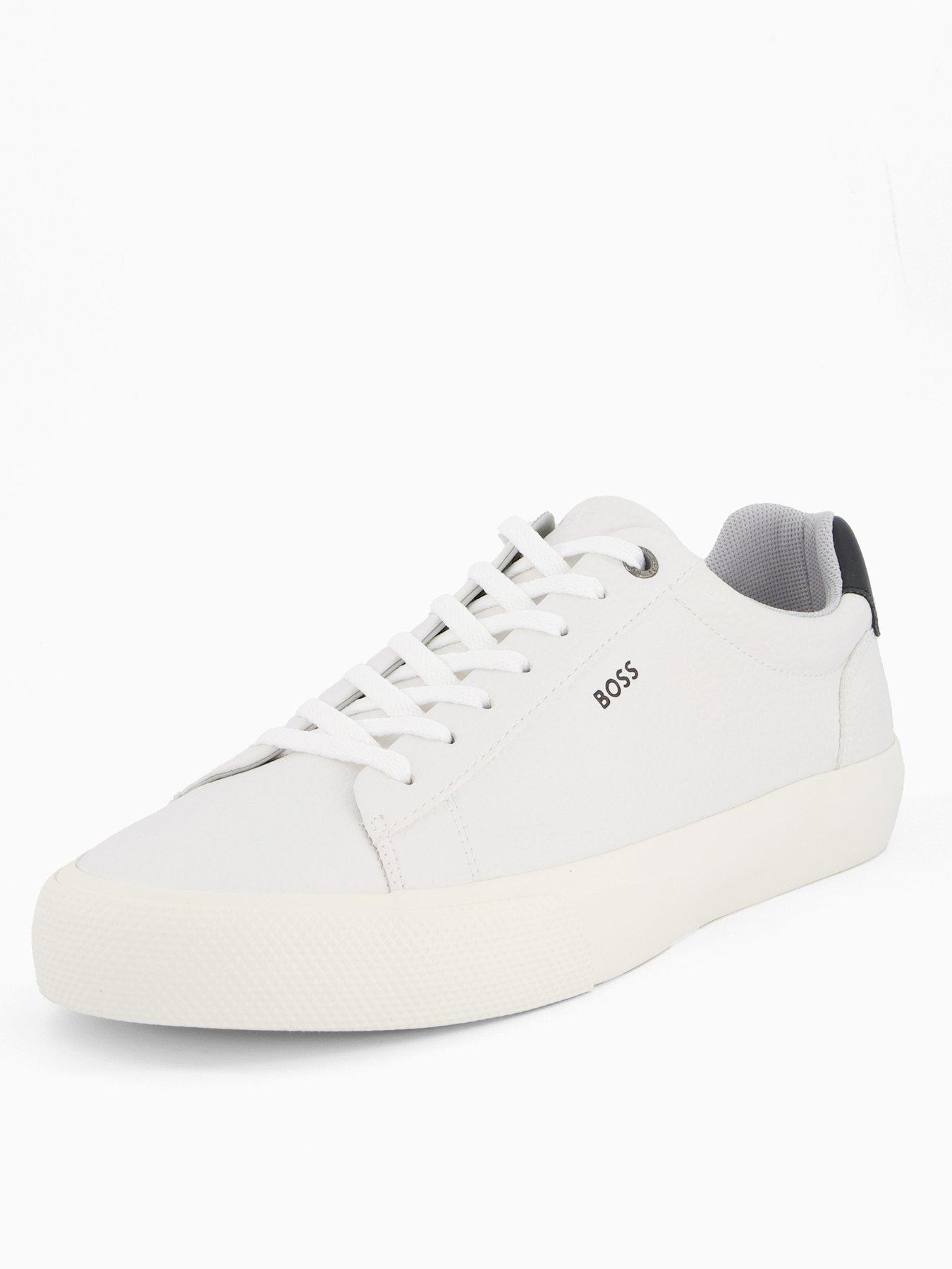 BOSS Aiden Tennis Trainers - Open White | Very