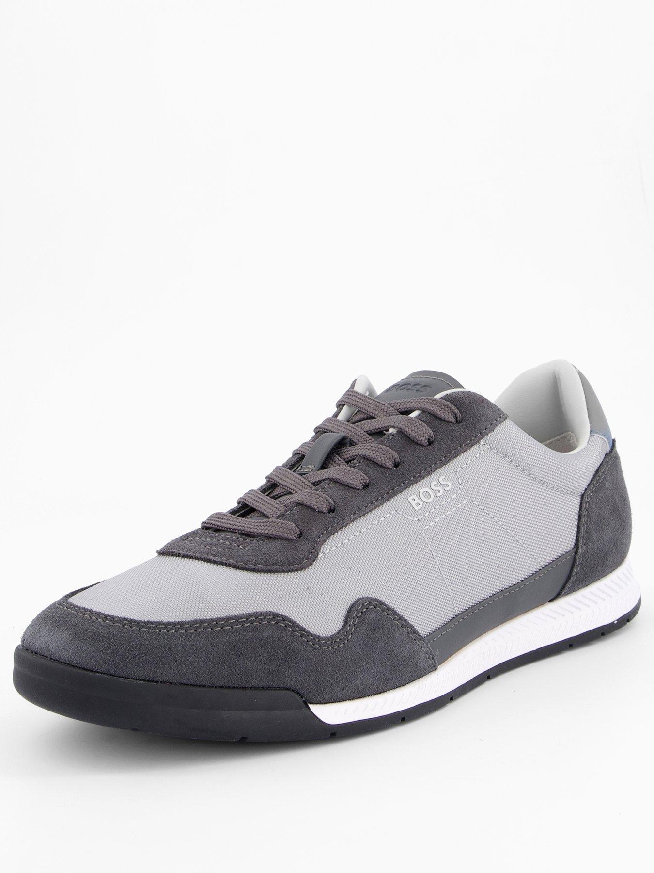 BOSS Titanium Sl Trainers - Medium Grey | Very