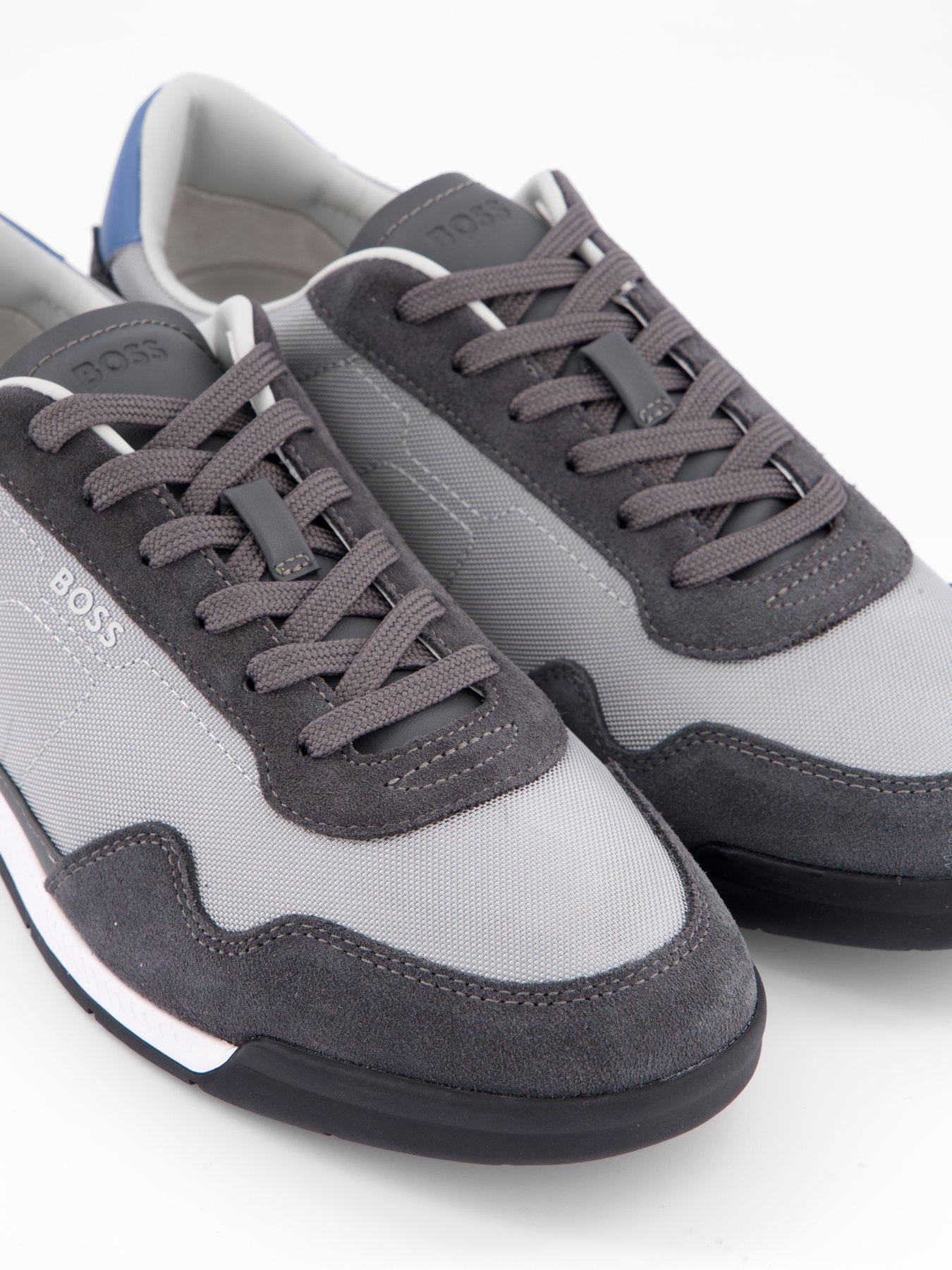 BOSS Titanium Sl Trainers - Medium Grey | Very