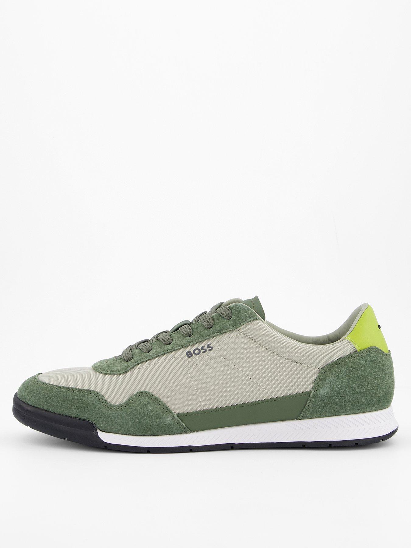 BOSS Titanium Sl Trainers -Khaki - Open Green | Very