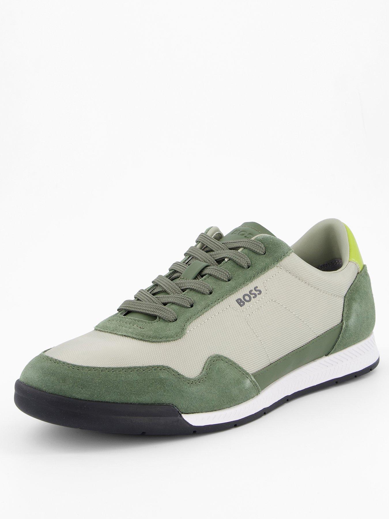 BOSS Titanium Sl Trainers -Khaki - Open Green | Very