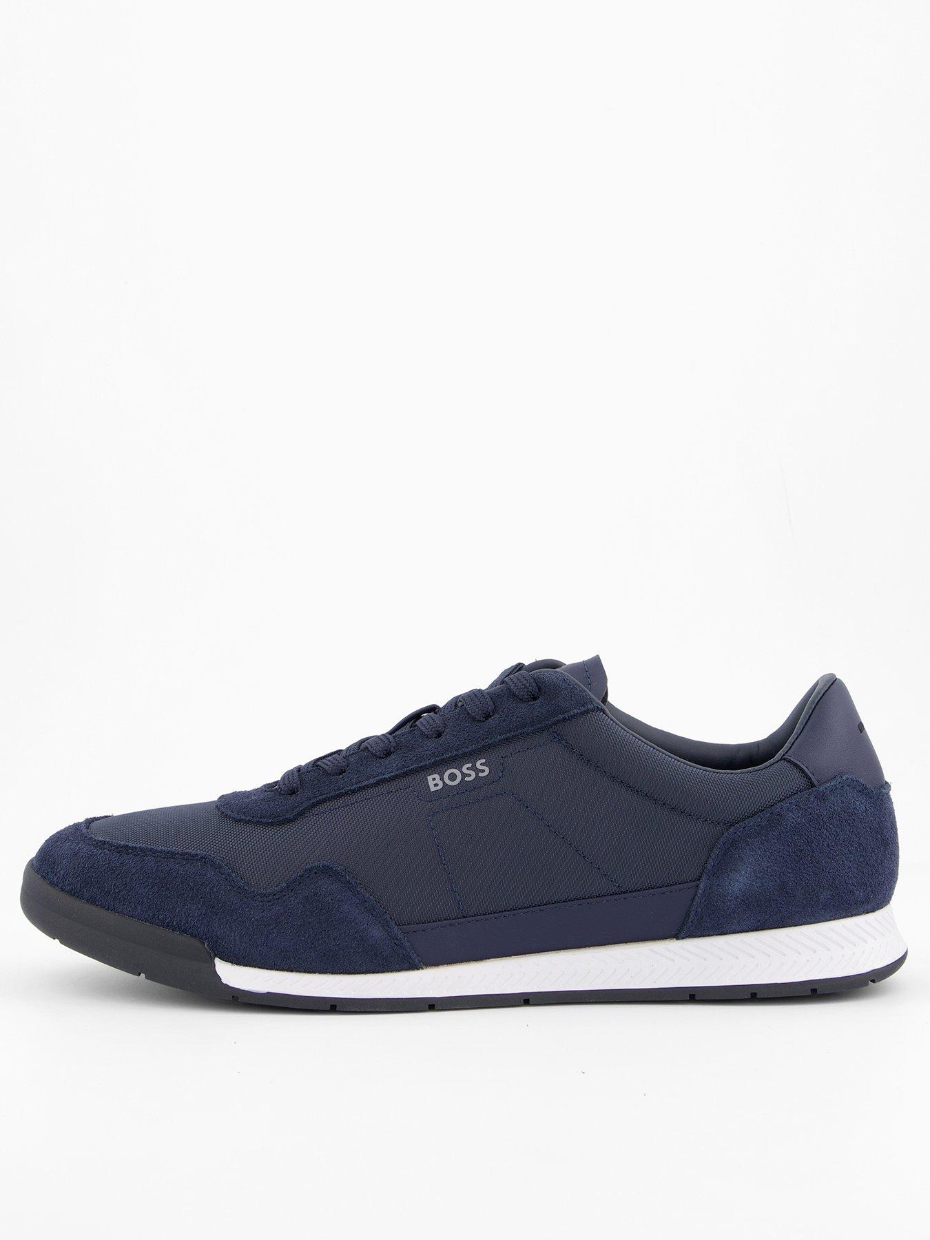 BOSS Titanium Sl Trainers - Navy | Very