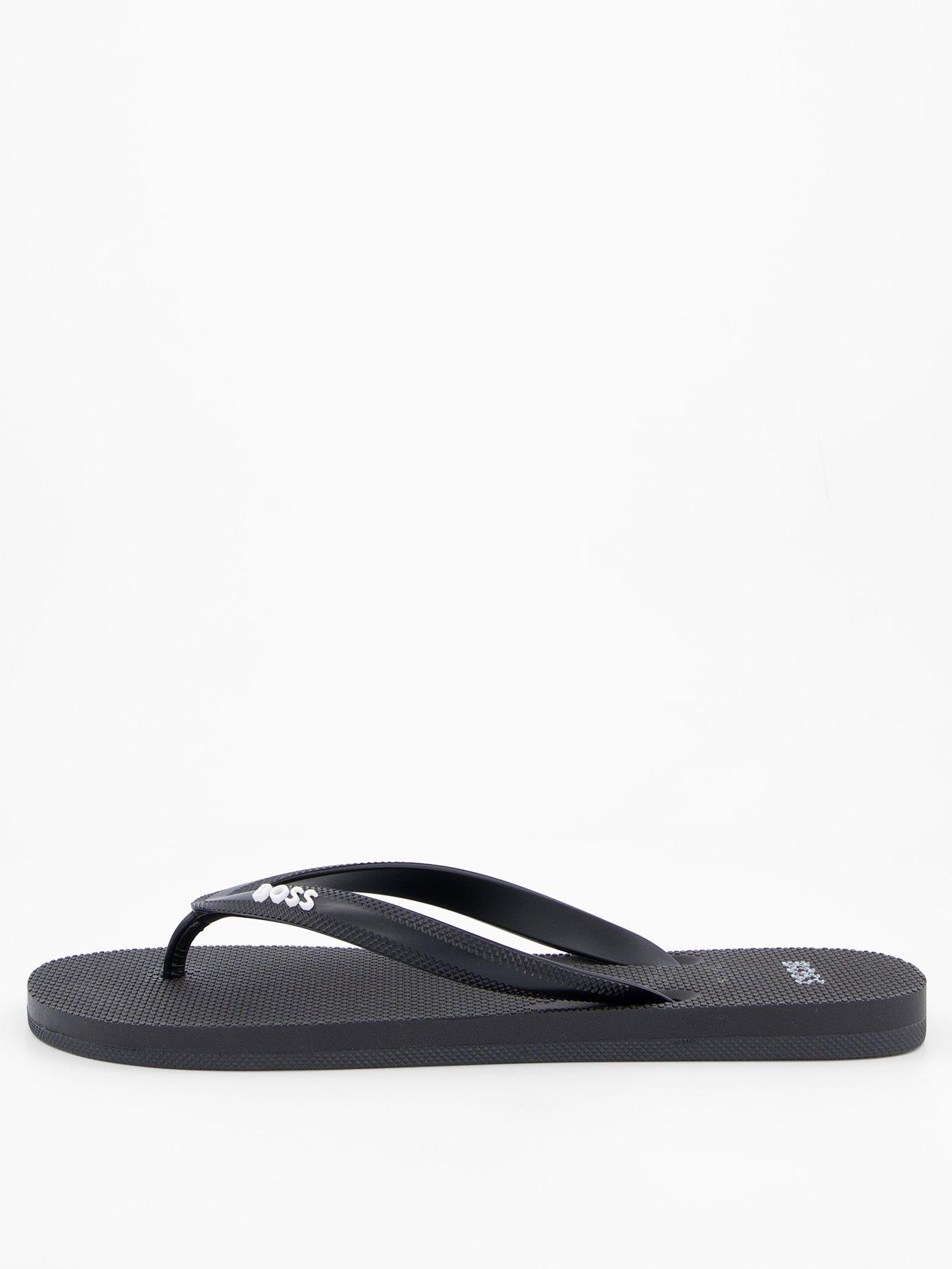 BOSS Tracy Flip Flops - Black | Very