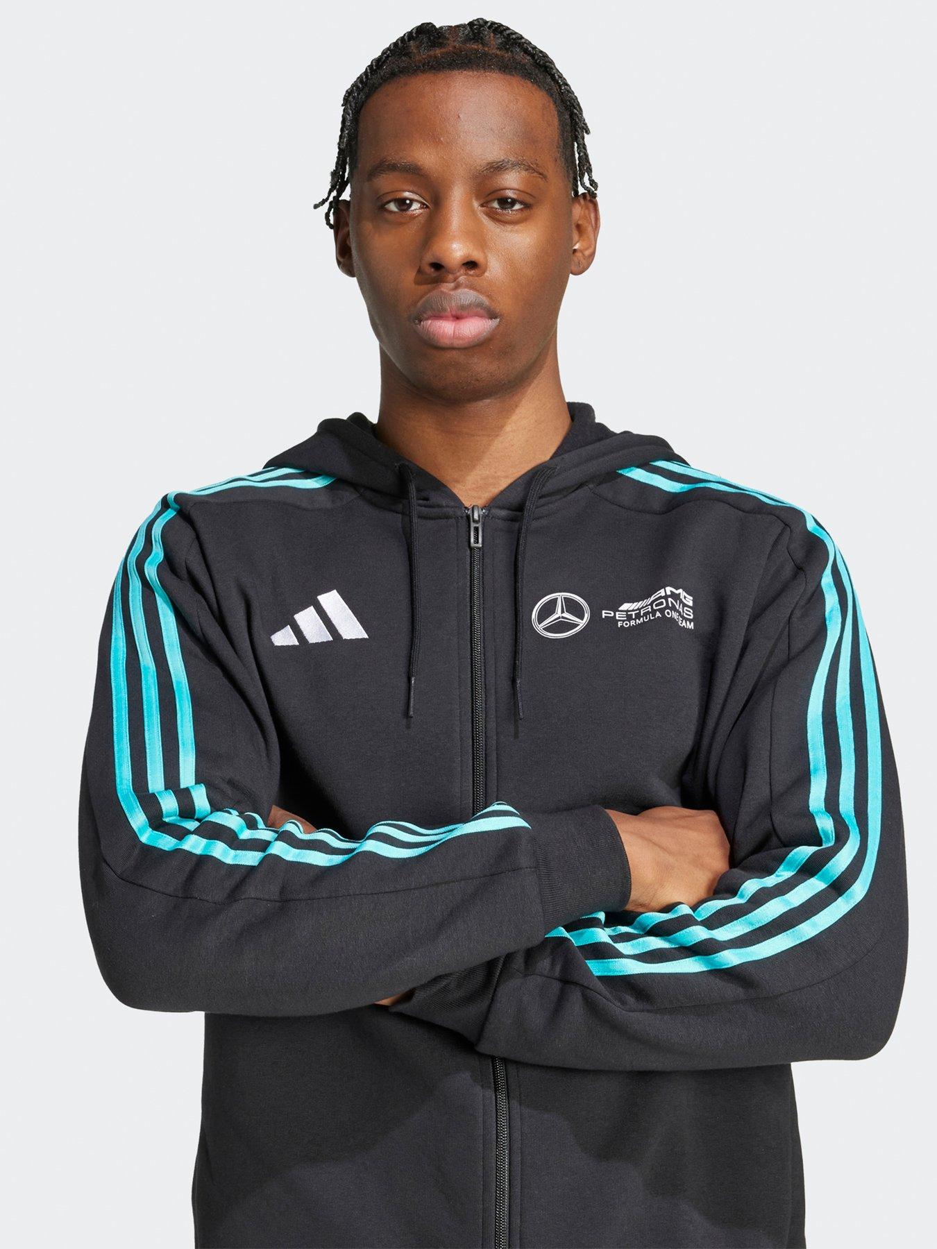 adidas Men's Mercedes DNA Full Zip Hoodie - Black | Very