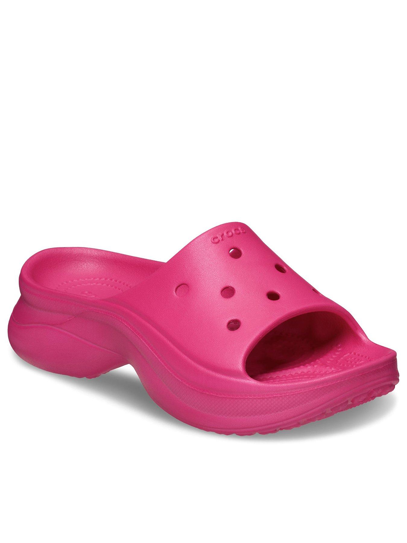 Crocs Bae Slides - Pink | Very