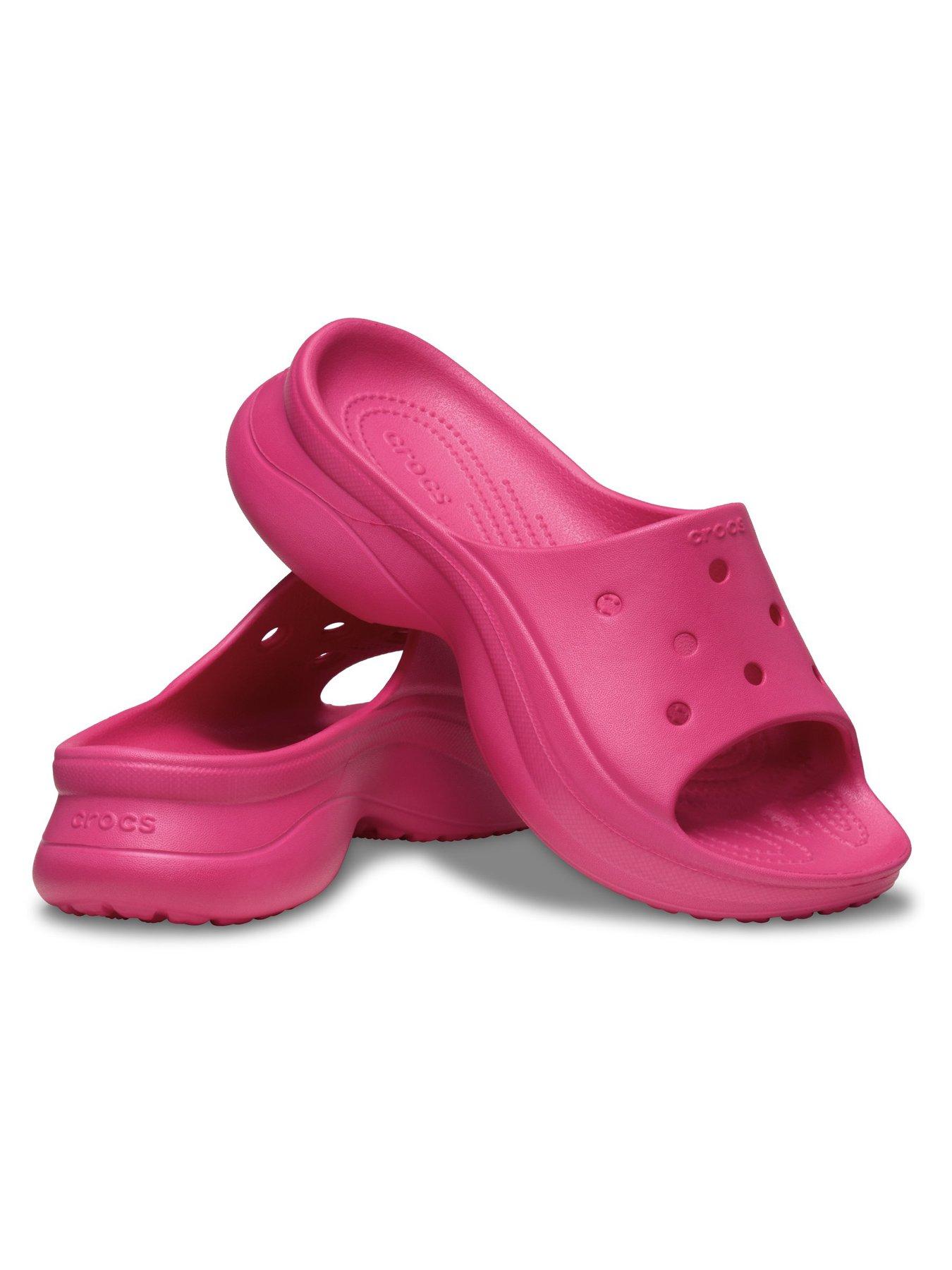 Crocs Bae Slides - Pink | Very